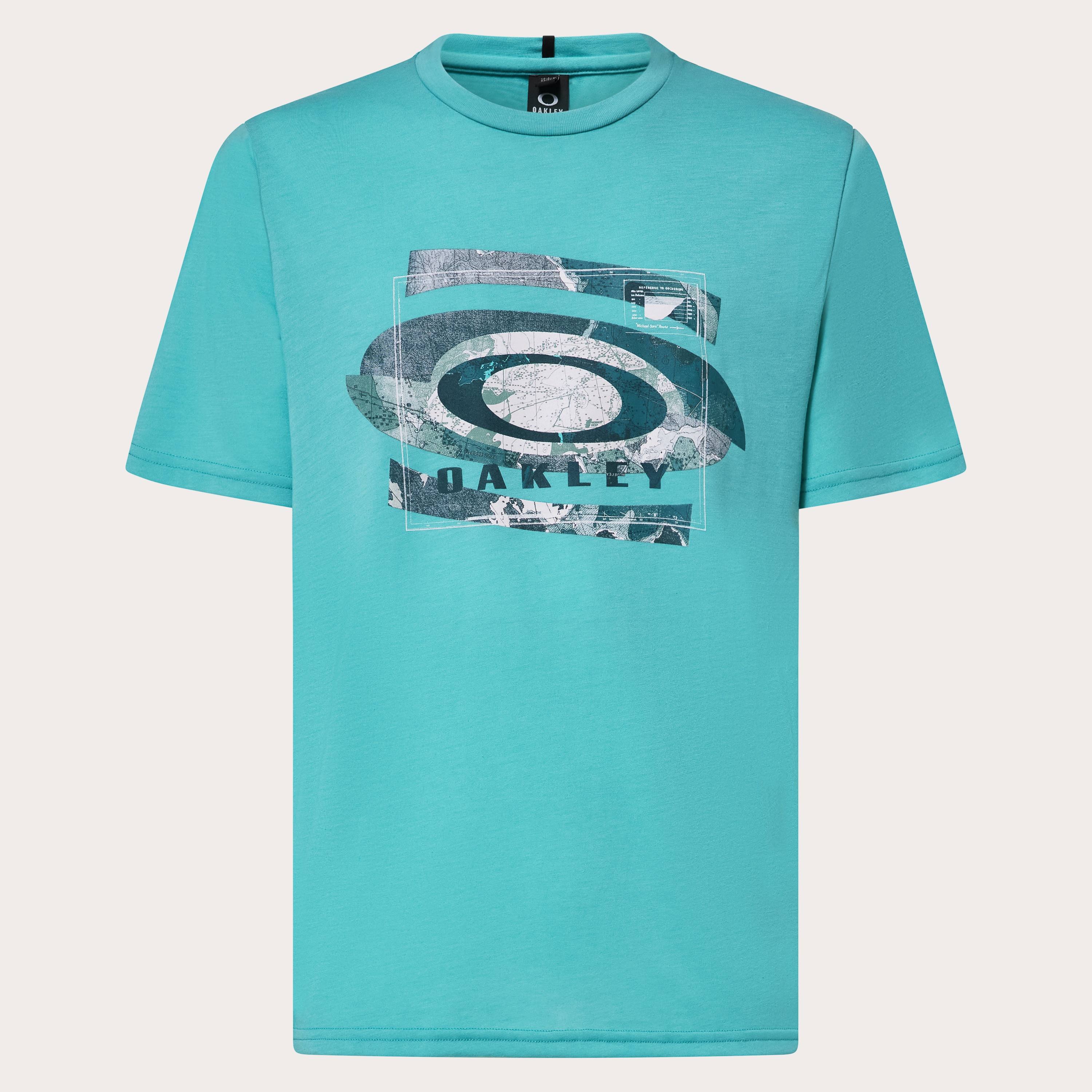 Oakley Camo Map Tee - Swimming Pool Blue | Oakley® US