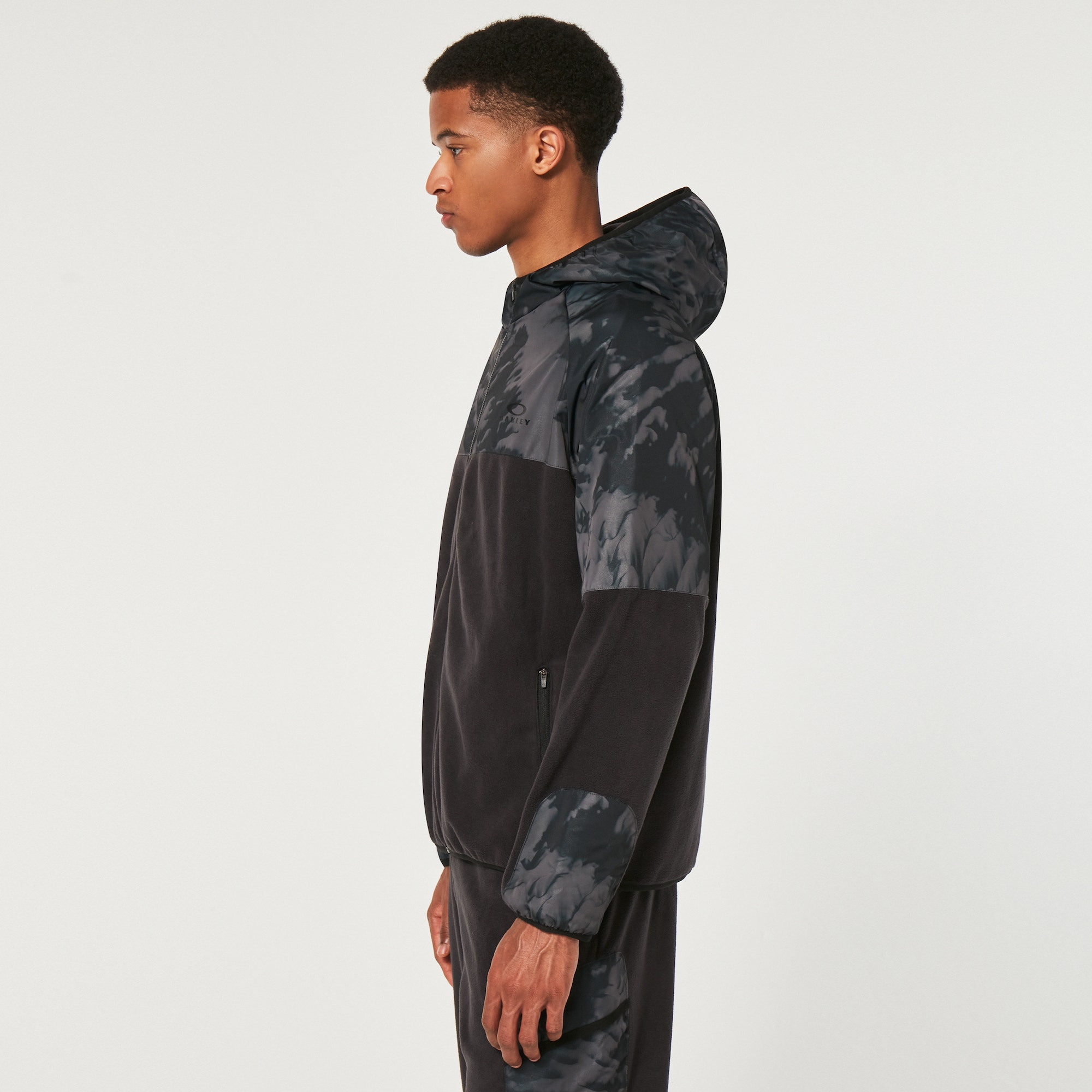 Oakley Wanderlust Fz Hoodie - Black/Mountain Td Print | Oakley® US