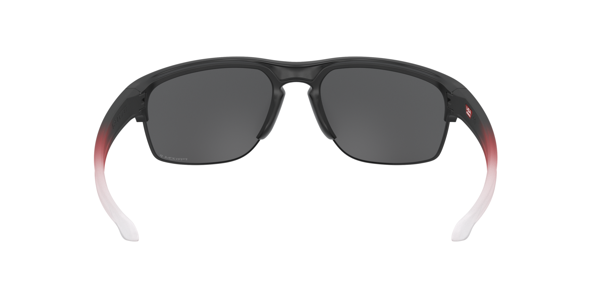 Sliver™ Edge Prizm Black Polarized Lenses, Ignite Red Fade Frame ...