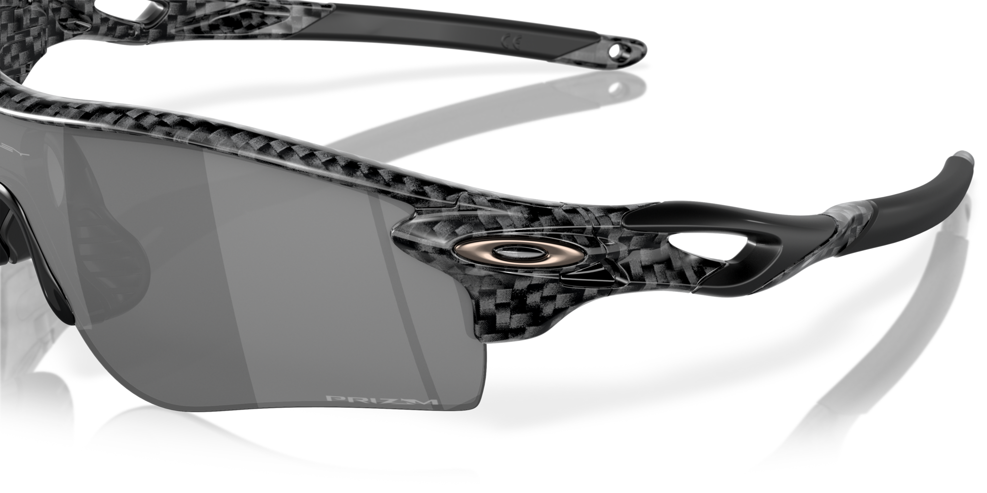 RadarLock® Path® (Low Bridge Fit) Prizm Black Lenses, Carbon Fiber ...