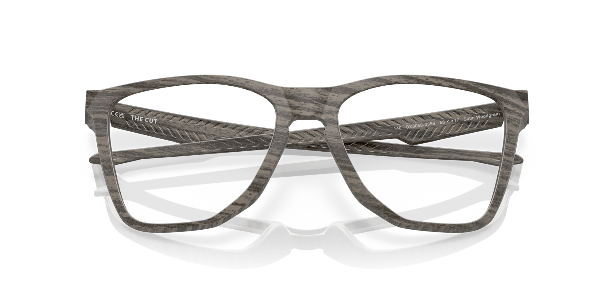 The Cut Satin Woodgrain Eyeglasses | Oakley® US