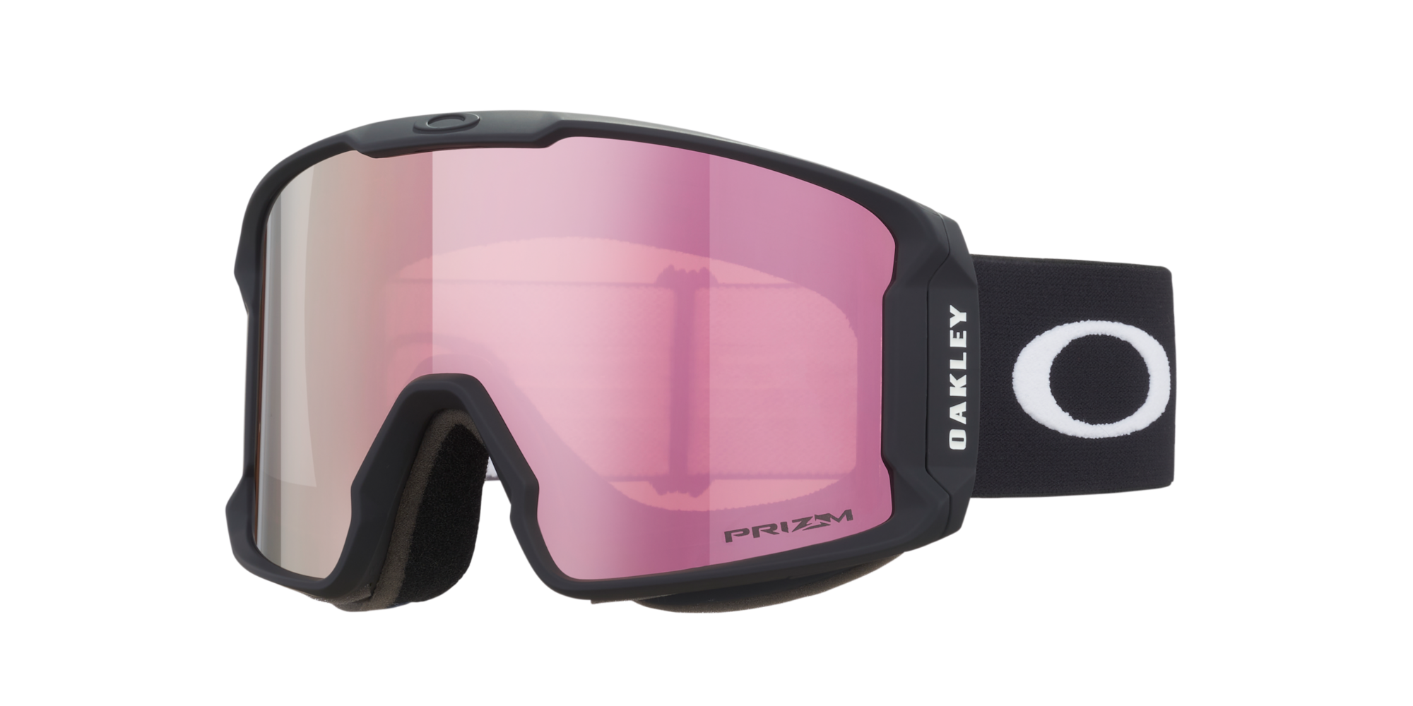 Oakley Line Miner™ L Snow Goggles with Matte Black Strap and Prizm Rose ...