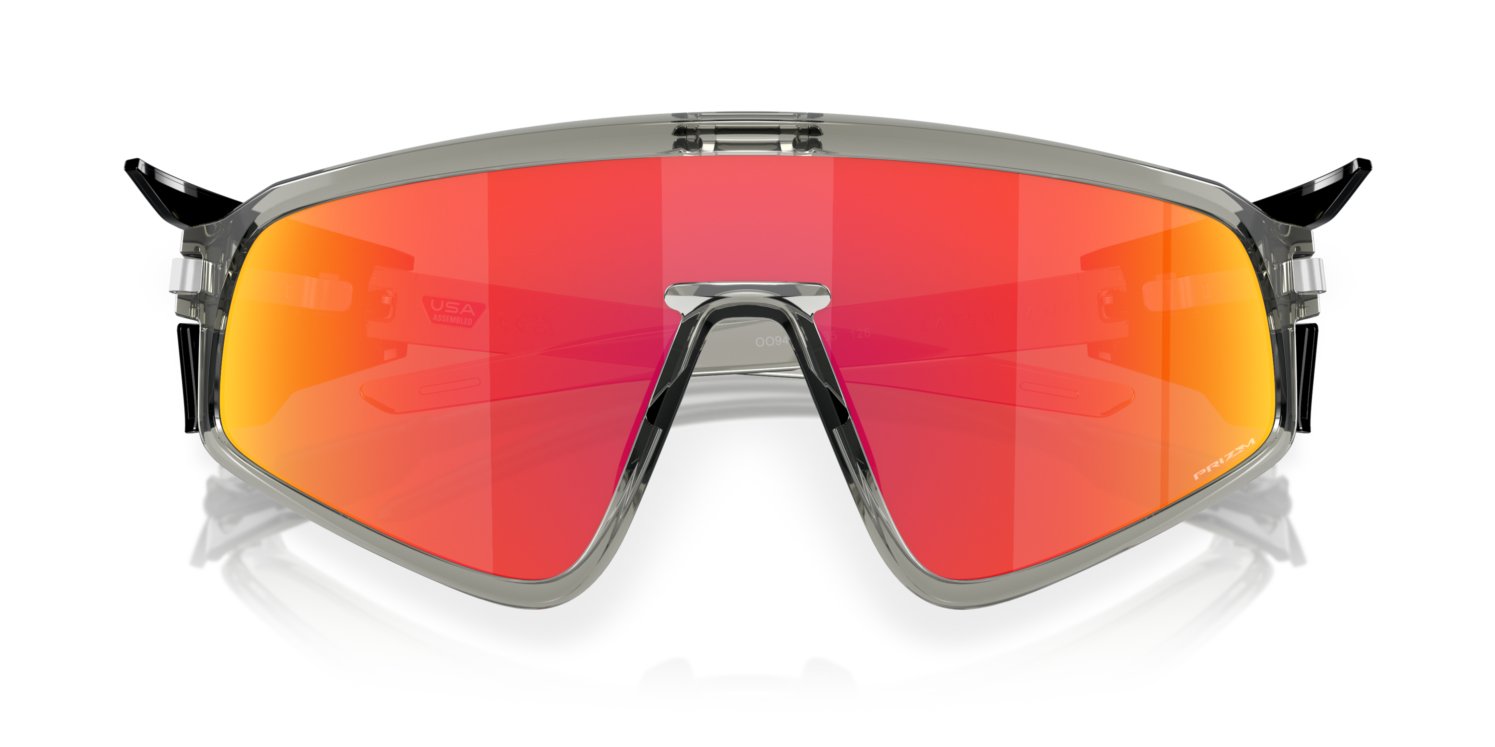 Latch™ Panel Prizm Ruby Lenses, Grey Ink Frame Sunglasses | Oakley® US
