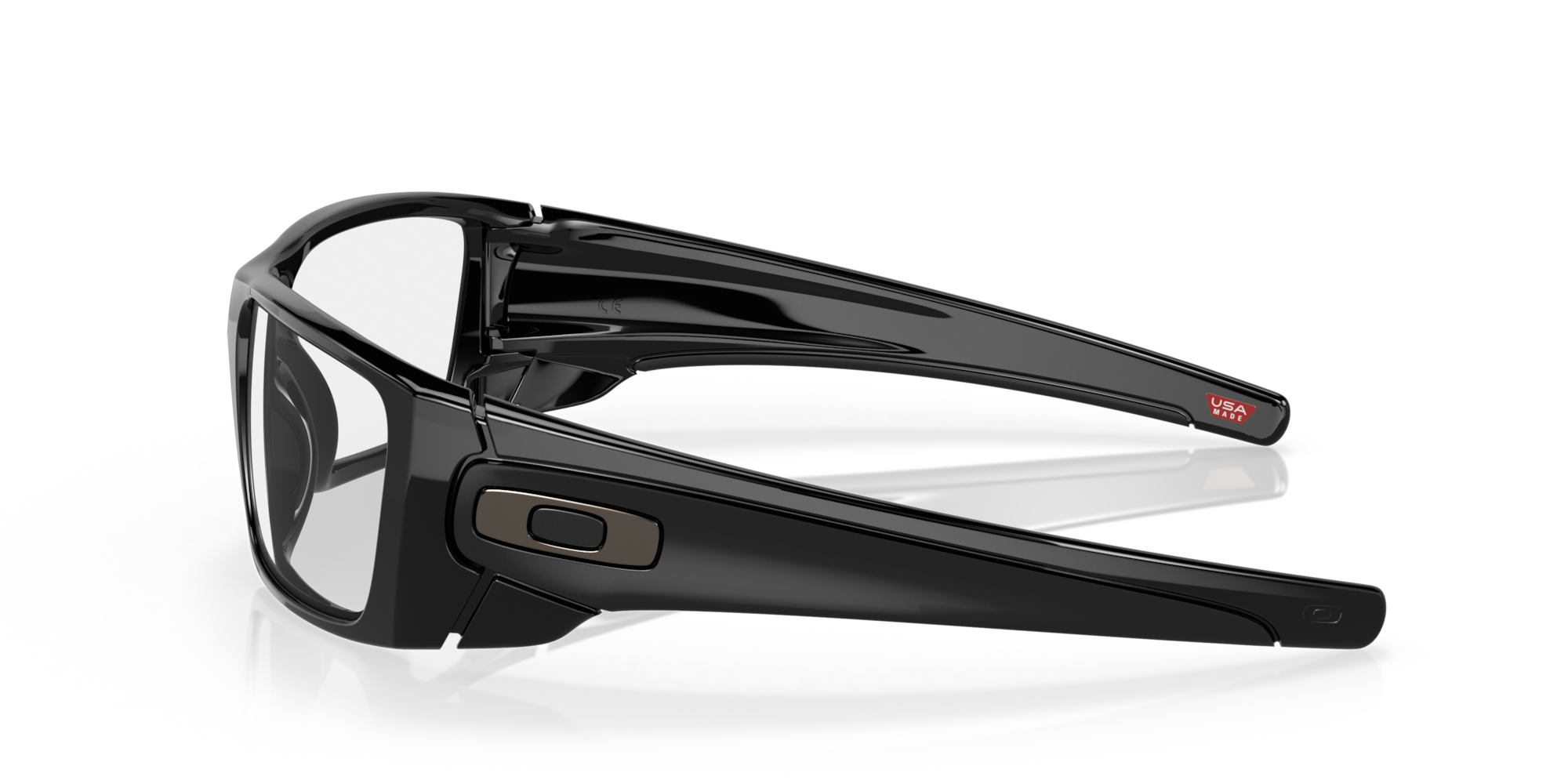 Fuel Cell Clear Lenses, Polished Black Frame Sunglasses | Oakley® US
