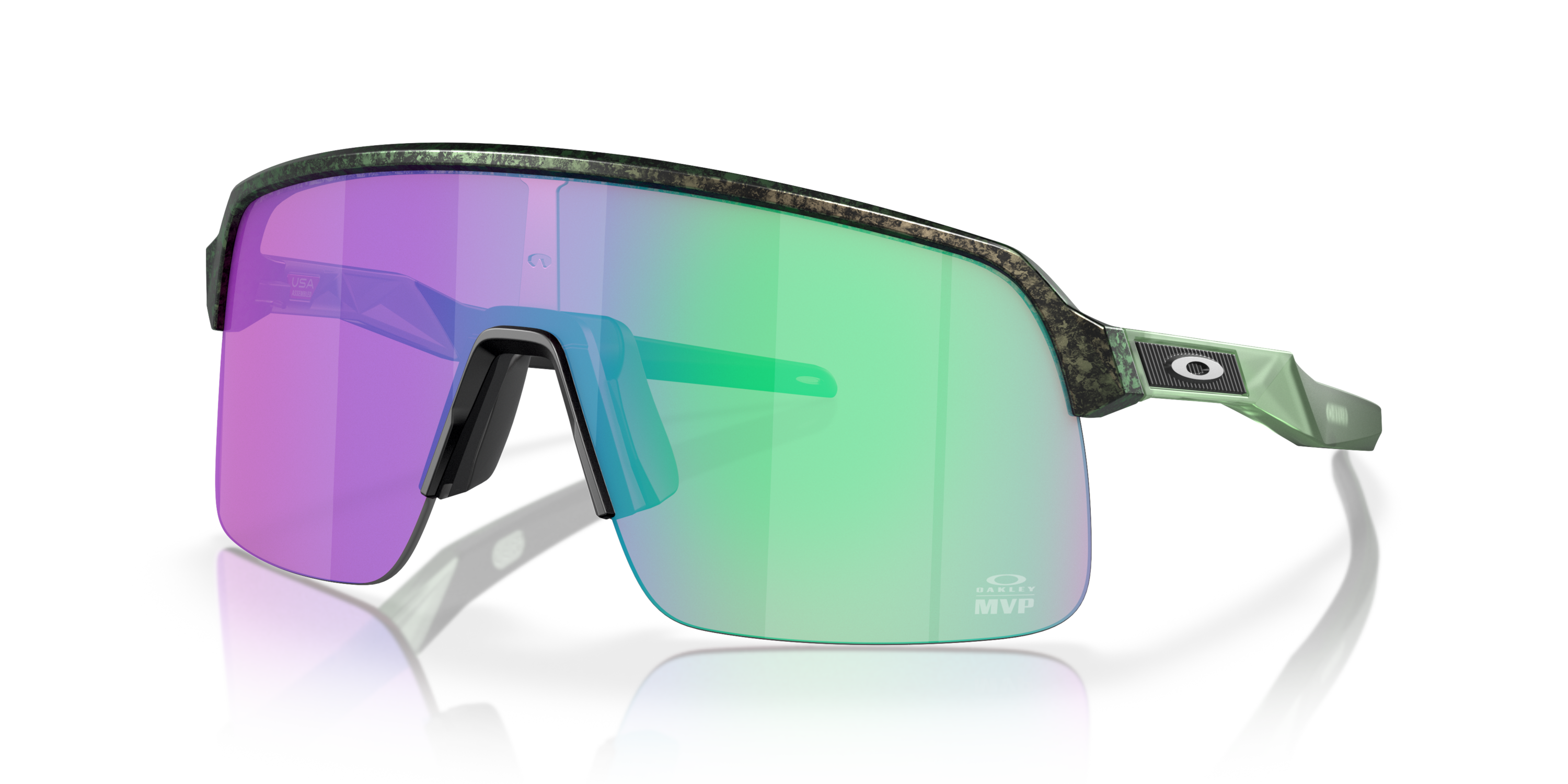 Oakley Sutro Lite - MVP Exclusive Sunglasses with Matte Silver/Green ...