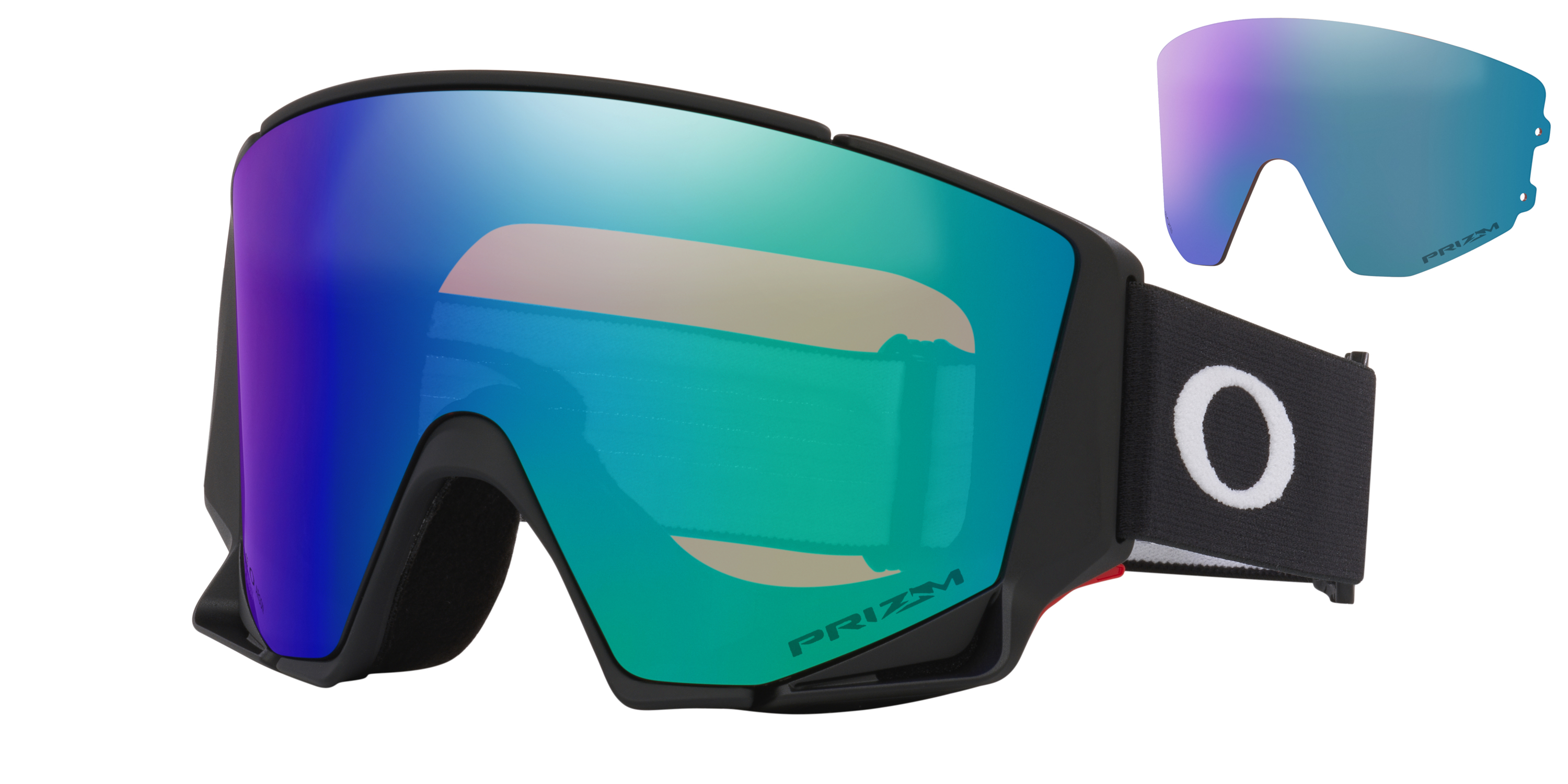 Oakley Flow Scape™ M Snow Goggles - Matte Black - Prizm Snow Argon ...