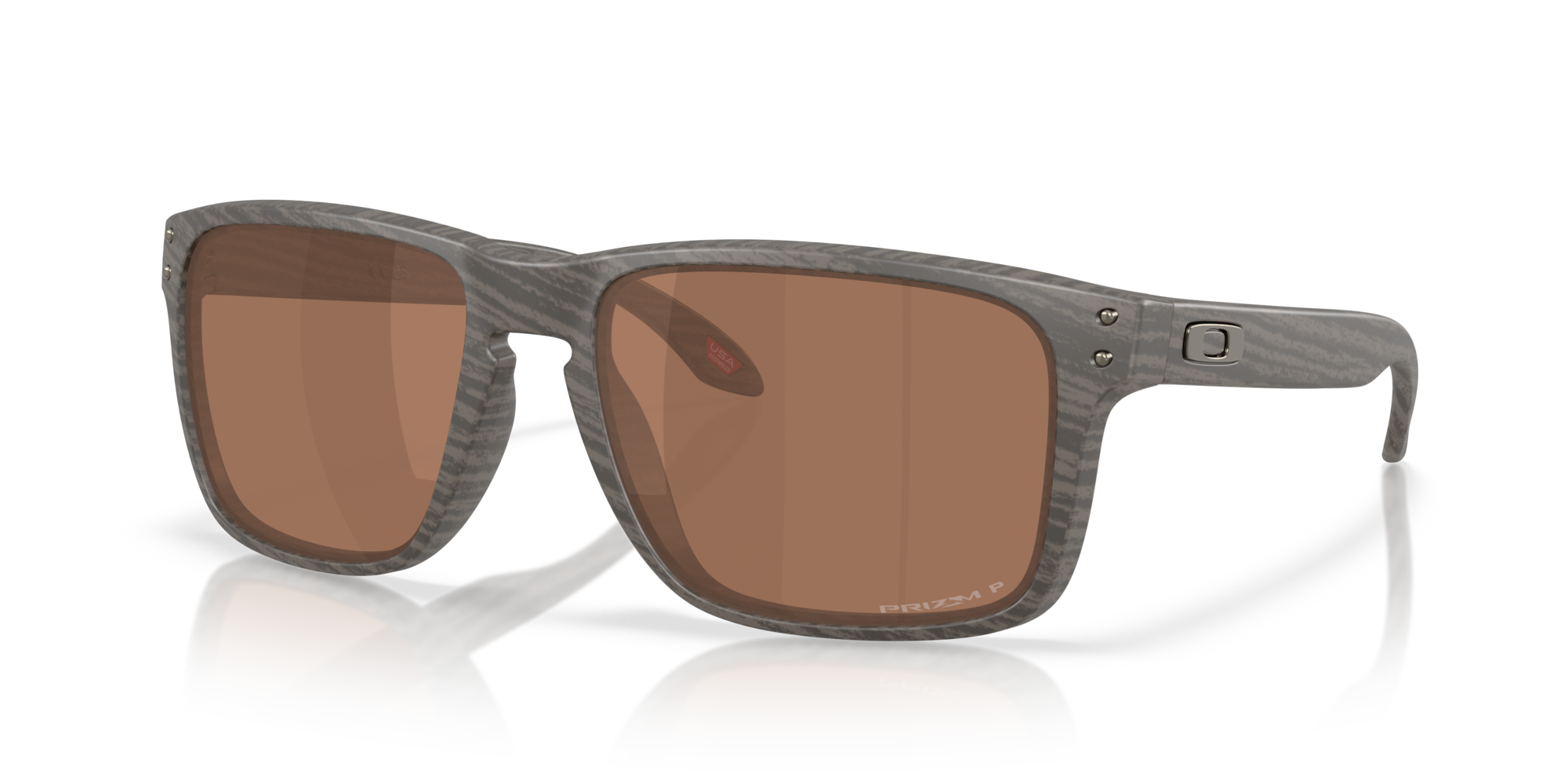 Holbrook™ XXL Prizm Tungsten Polarized Lenses, Woodgrain Frame ...