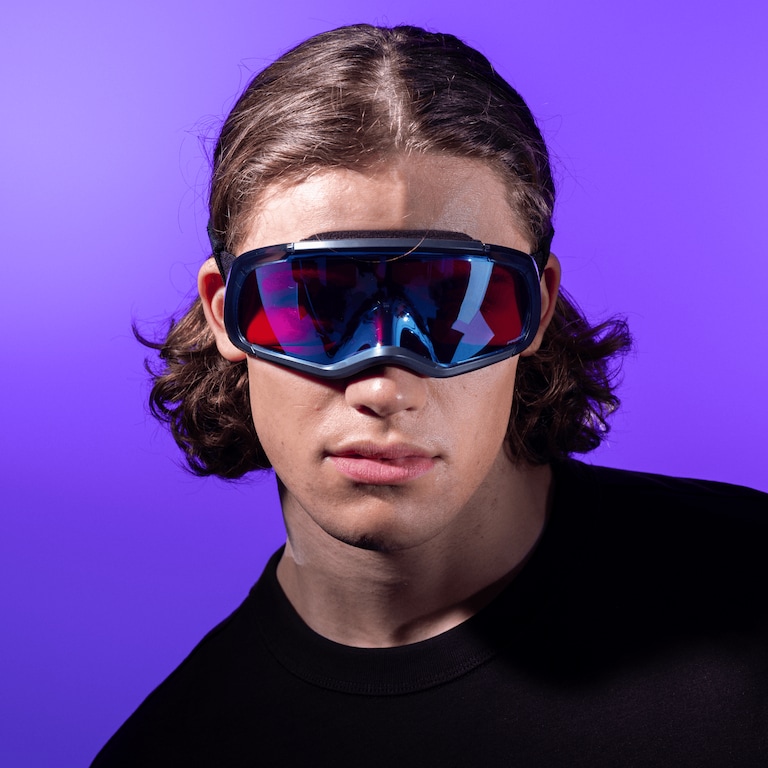 Flex Scape Prizm Snow Sapphire Lenses, Matte Grey Smoke Frame ...