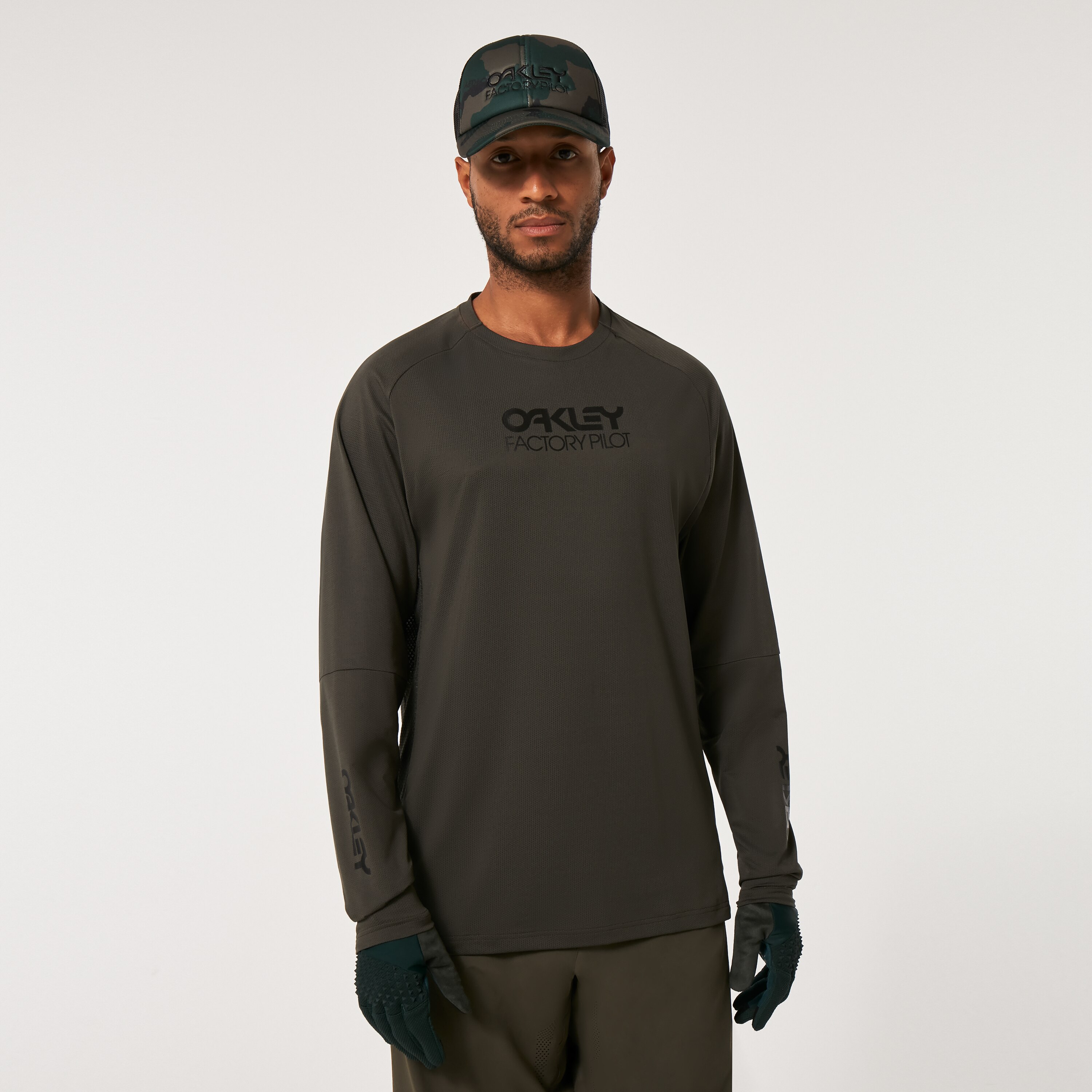 Oakley Factory Pilot Mtb Ls Jersey II - New Dark Brush | Oakley® 日本