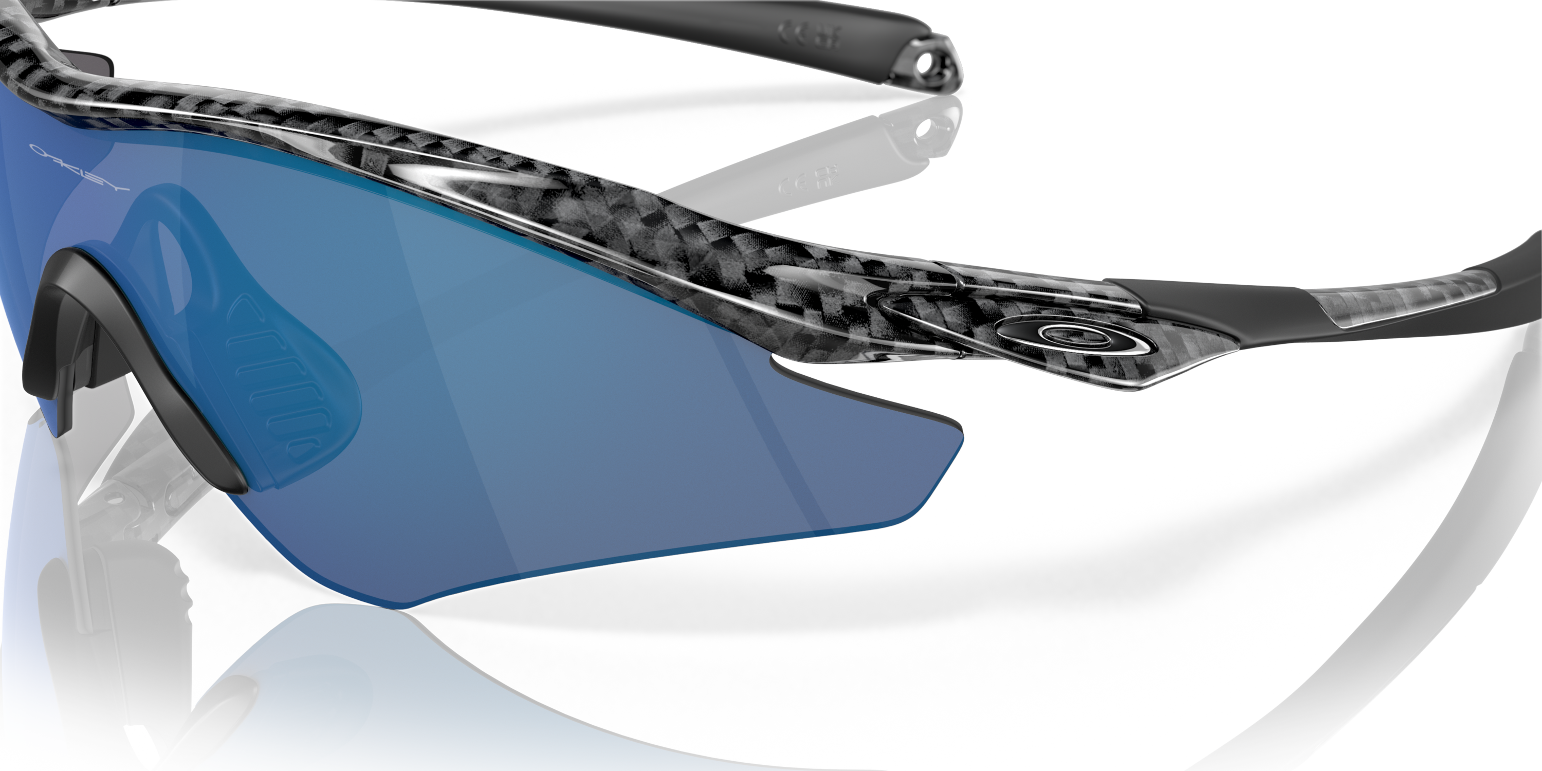 Oakley M2 Frame® Sunglasses with Carbon Fiber Frame and Ice Iridium ...