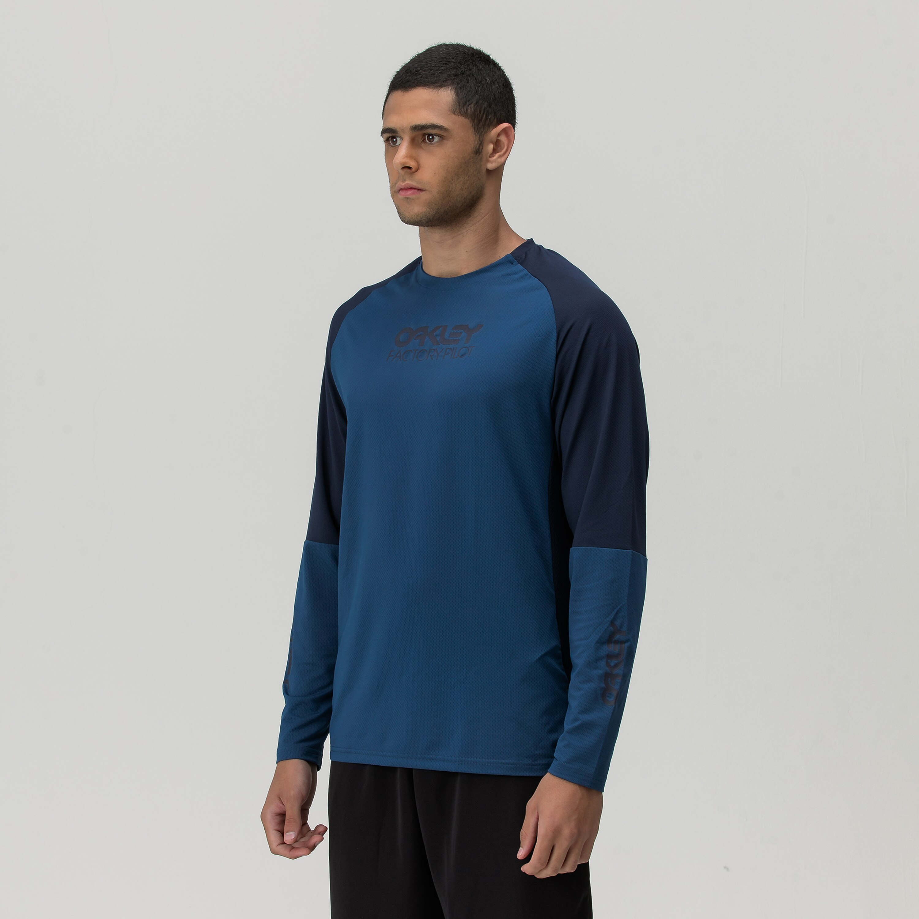 Oakley Factory Pilot Mtb LS Jersey - Poseidon | Oakley® AU