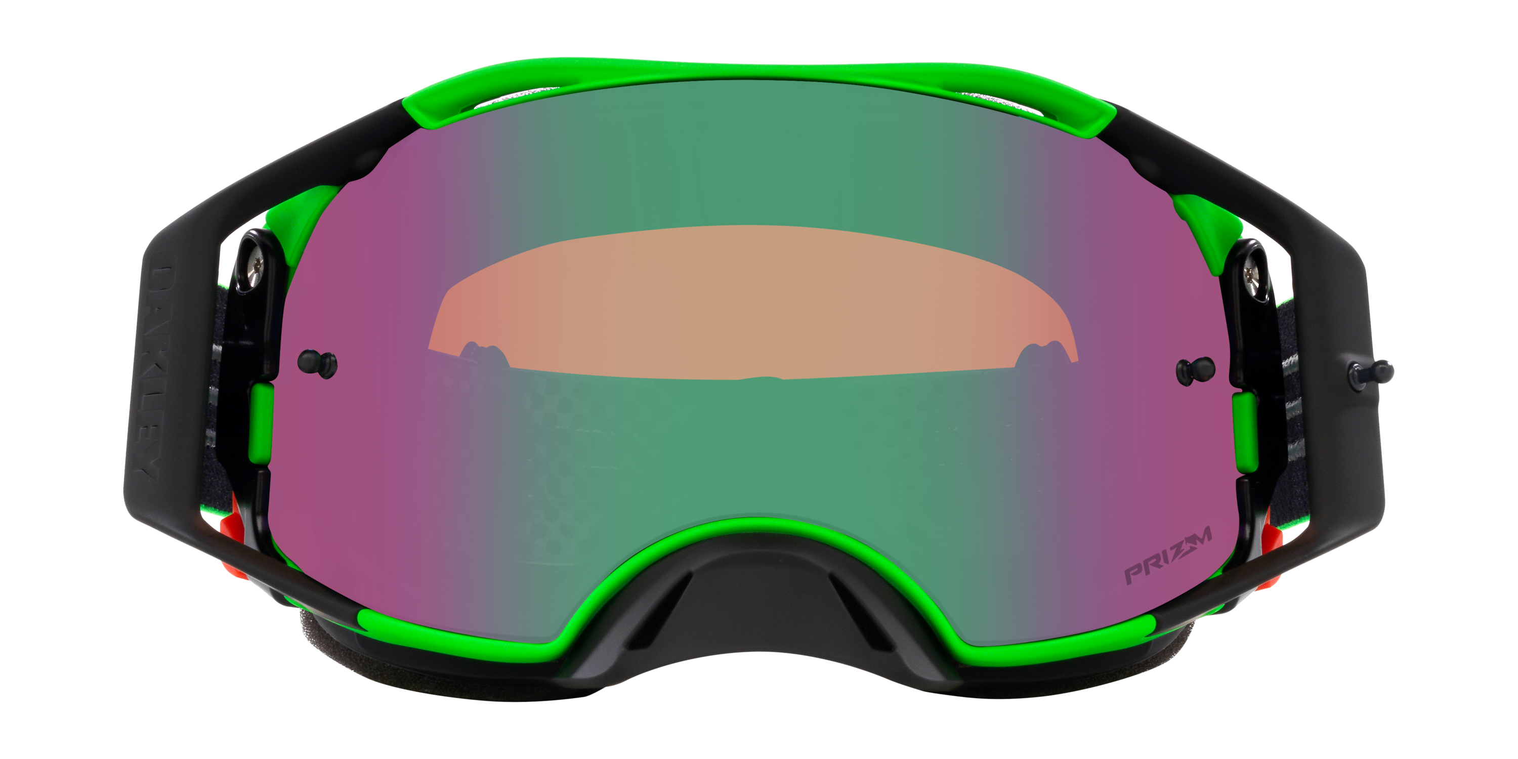 Oakley Airbrake® MX Goggles with Moto Green Strap and Prizm MX Jade ...