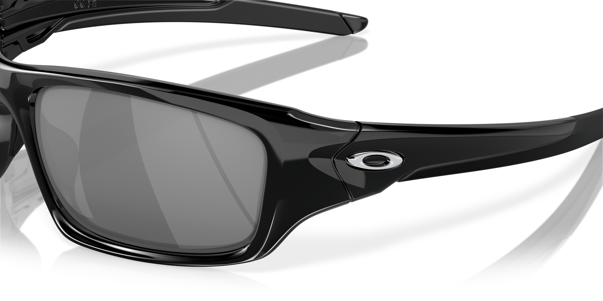 Valve® Black Iridium Lenses, Polished Black Frame Sunglasses | Oakley® US