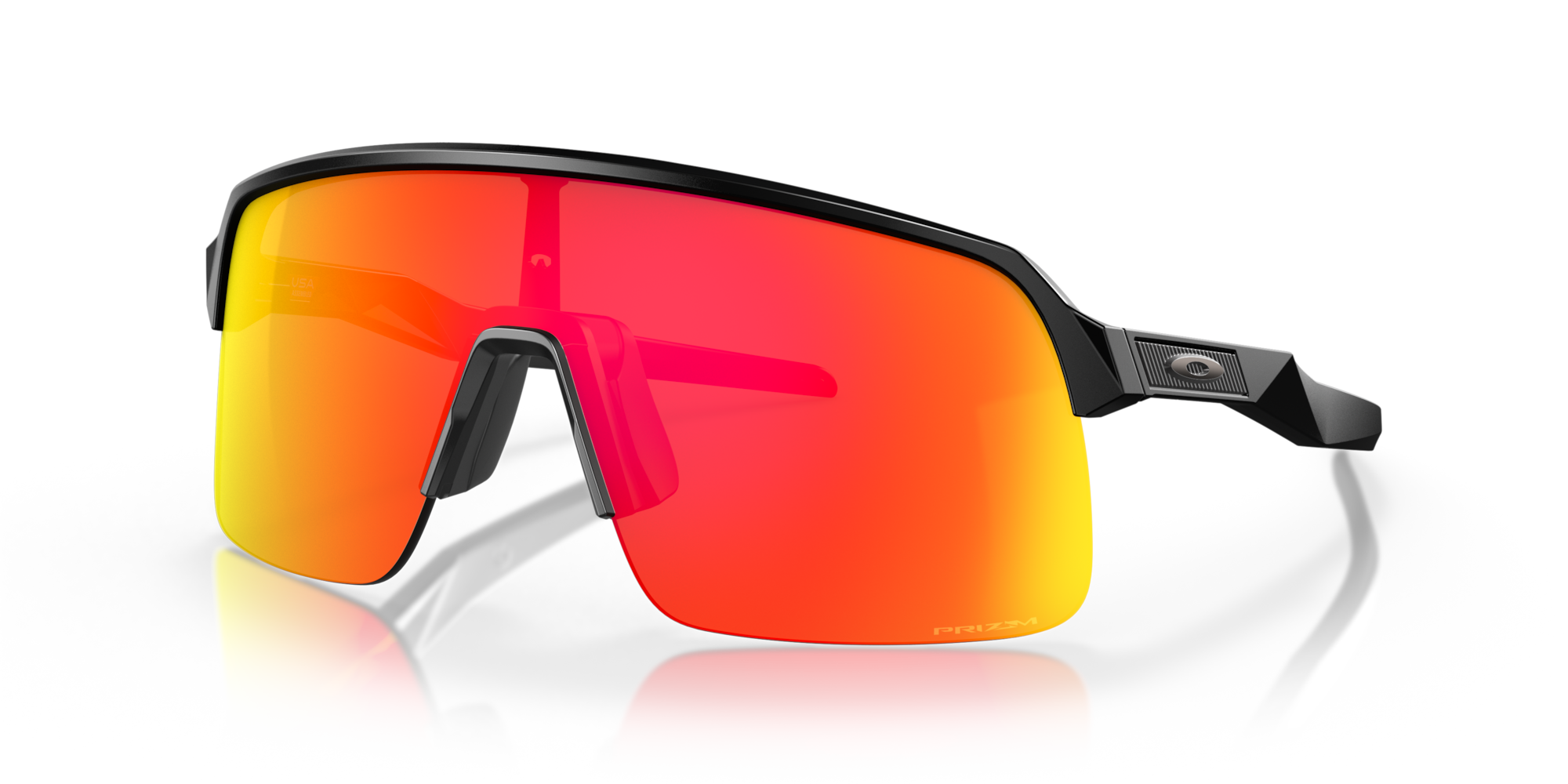 Sutro Lite (Low Bridge Fit) Prizm Ruby Lenses, Matte Black Frame ...