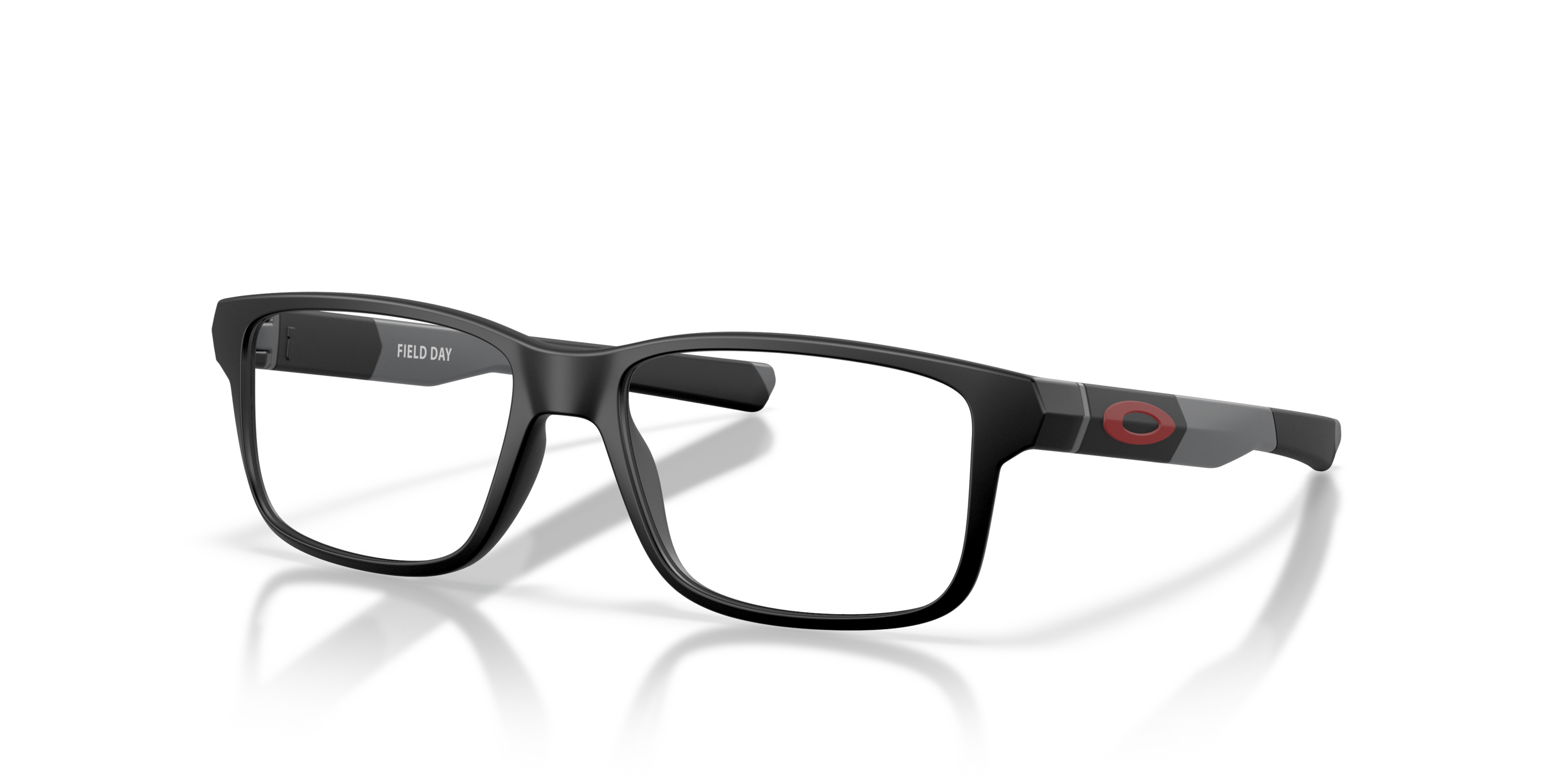 Oakley Field Day (Youth Fit) Eyeglasses with Satin Black Cardinal Frame ...