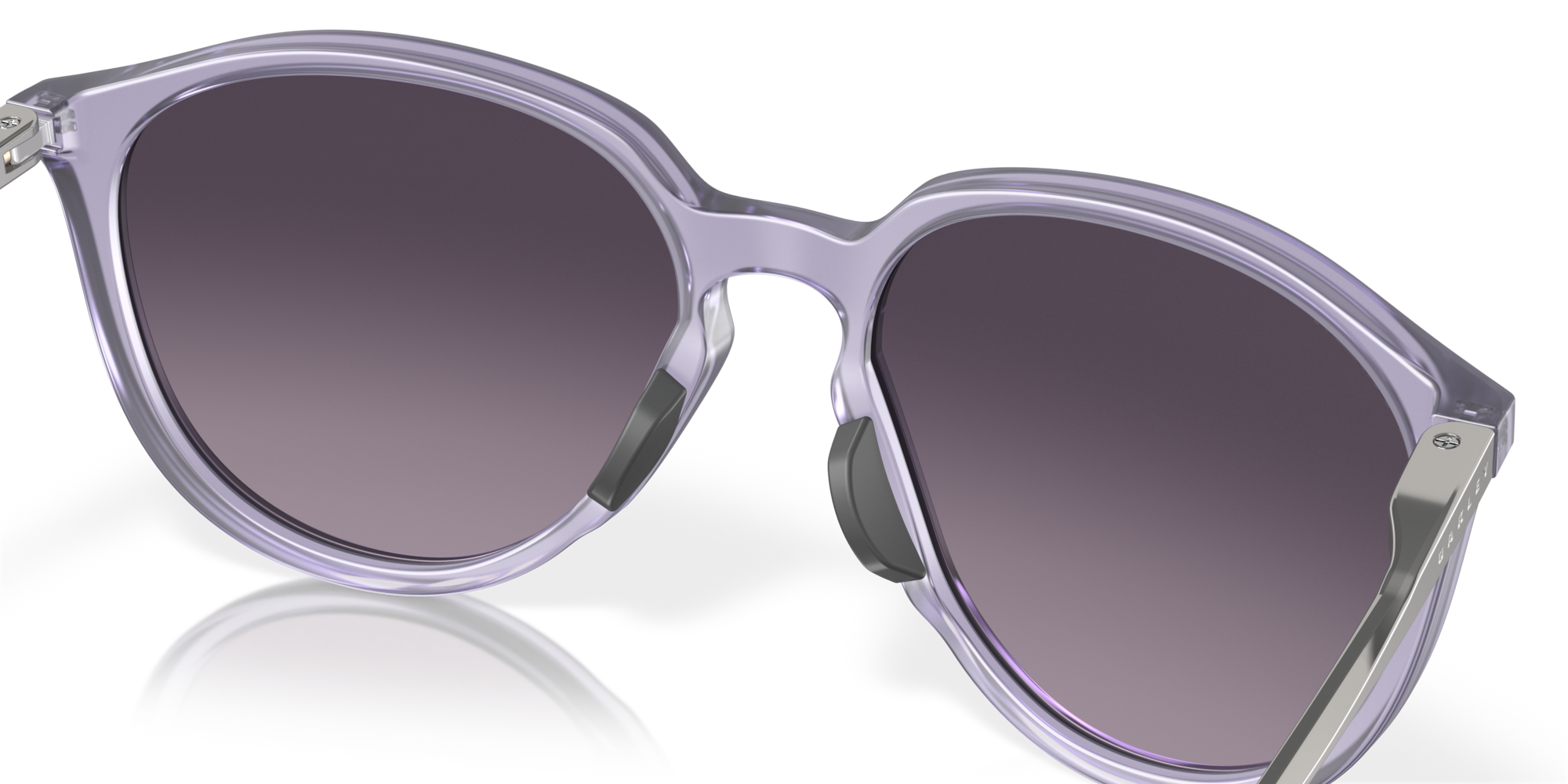 Oakley Sielo Sunglasses with Matte Lilac Frame and Prizm Grey Gradient ...