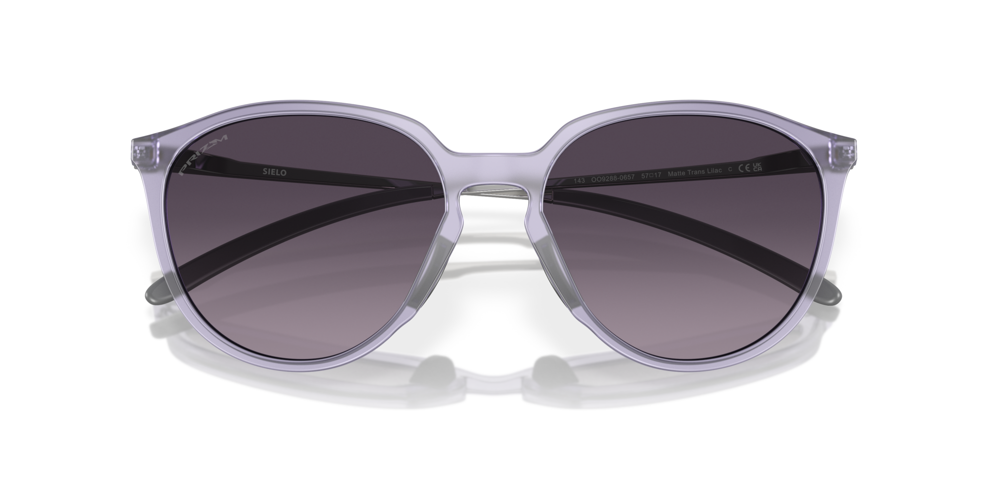 Oakley Sielo Sunglasses with Matte Lilac Frame and Prizm Grey Gradient ...