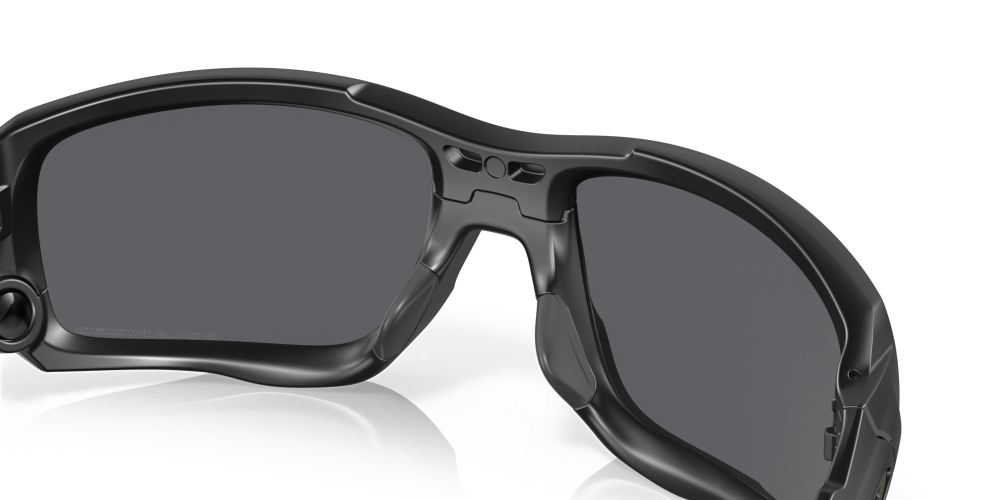 SI Shock Tube® Grey Polarized Lenses, Matte Black Frame Sunglasses ...