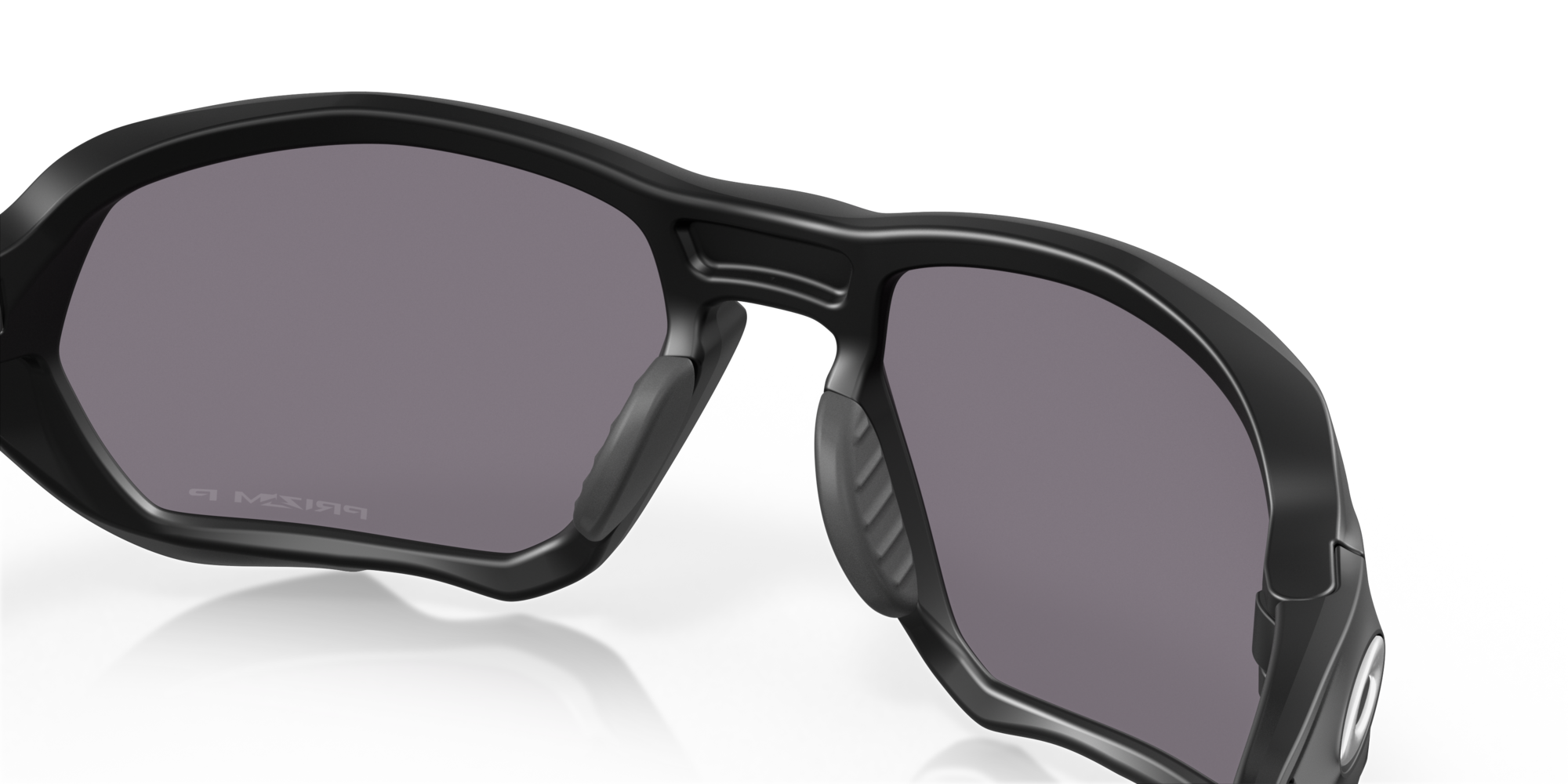 Plazma Prizm Grey Polarized Lenses, Matte Black Frame Sunglasses ...