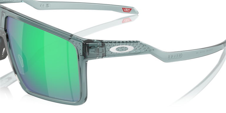 Occhiali da Sole Oakley Helux con Montatura Crystal Black e Lente Prizm ...