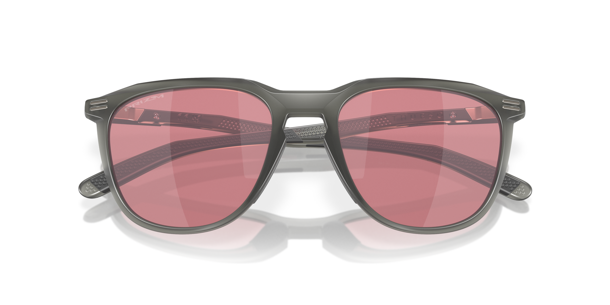 Thurso Prizm Dark Golf Lenses Matte Grey Smoke Frame Sunglasses