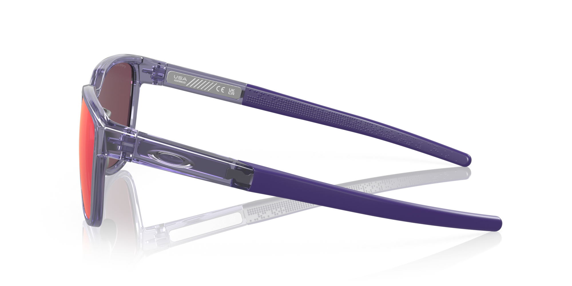 Actuator Prizm Road Lenses, Transparent Lilac Frame Sunglasses | Oakley® GB