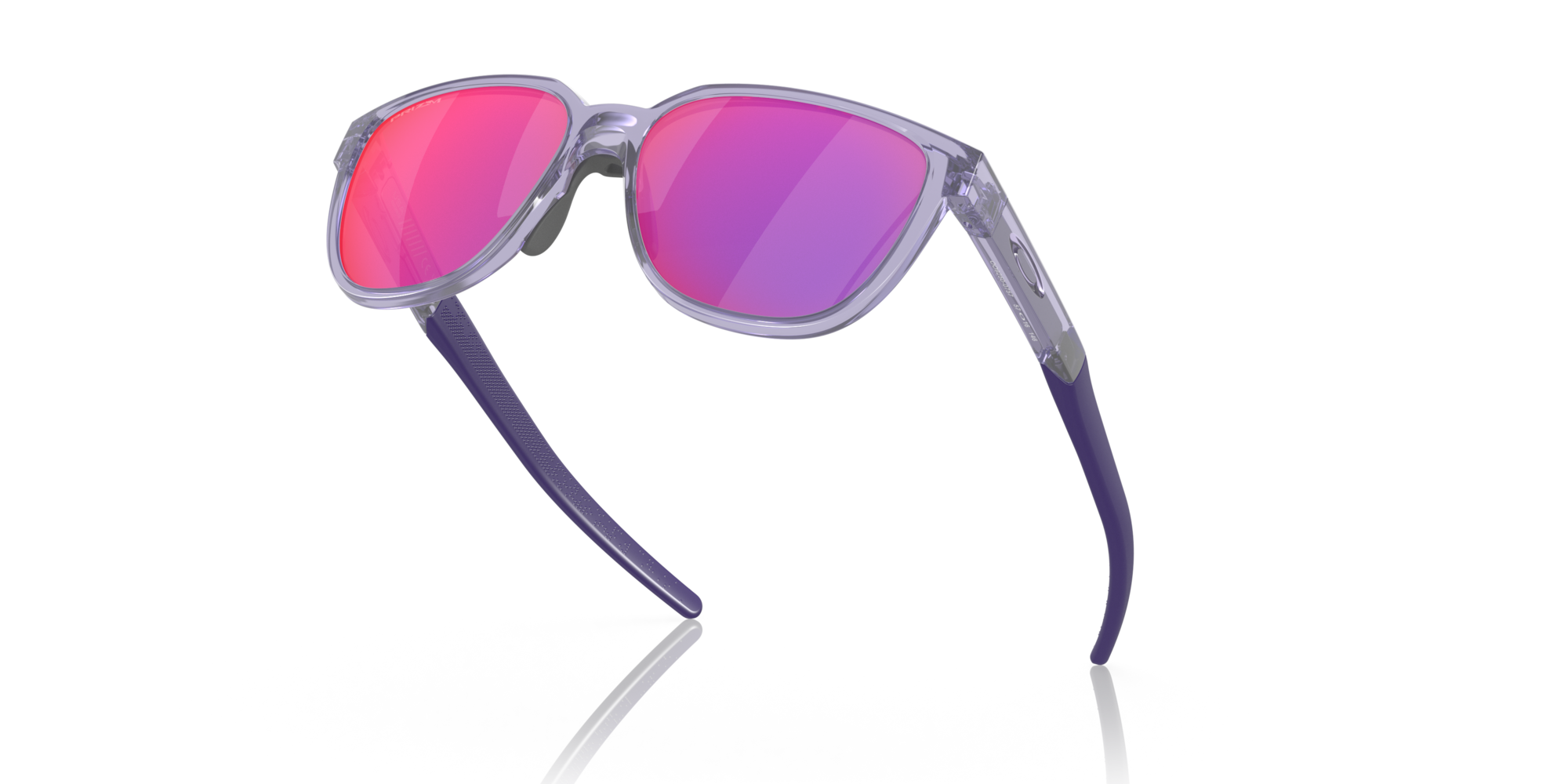 Oakley Actuator Sunglasses with Transparent Lilac Frame and Prizm Road ...