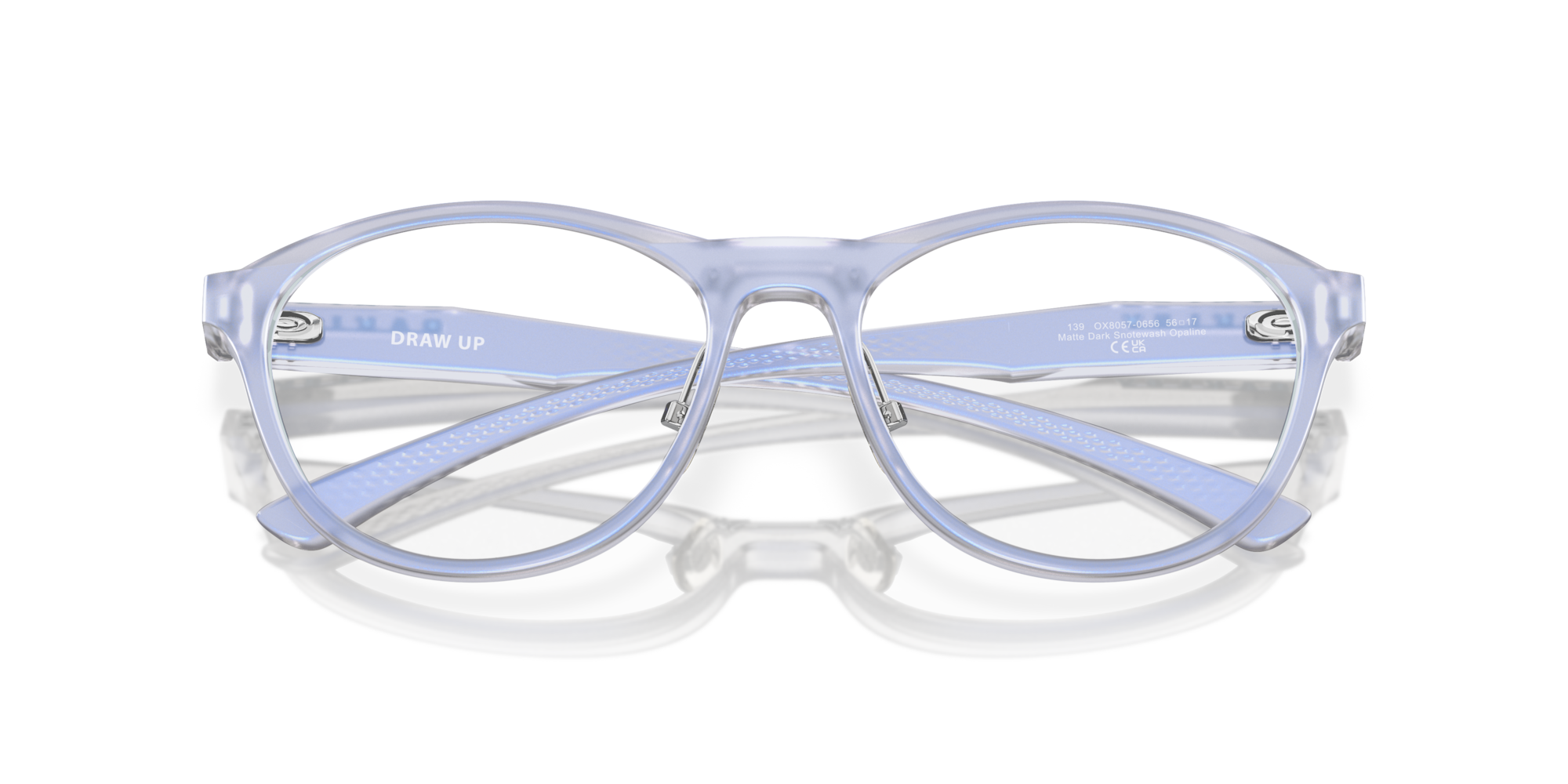 Oakley Draw Up Eyeglasses with Matte Dark Stonewash Opaline Frame ...