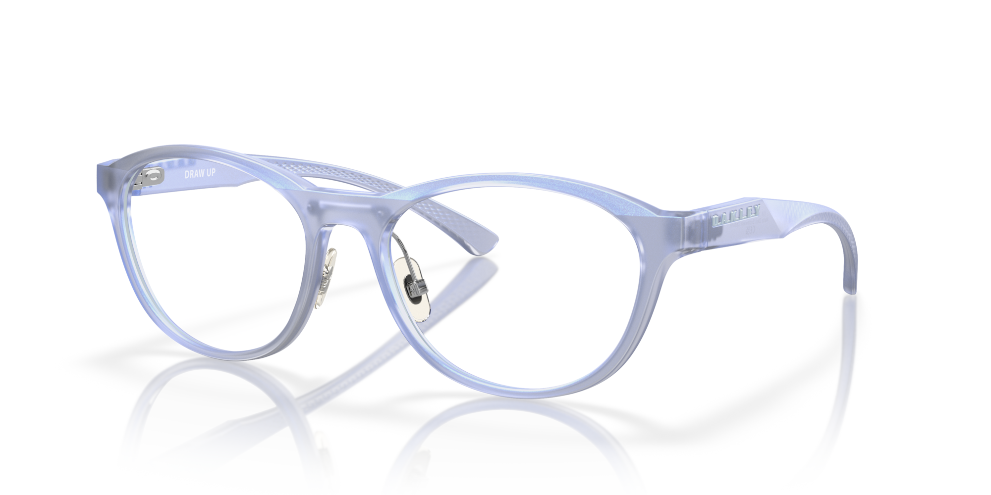 Oakley Draw Up Eyeglasses with Matte Dark Stonewash Opaline Frame ...