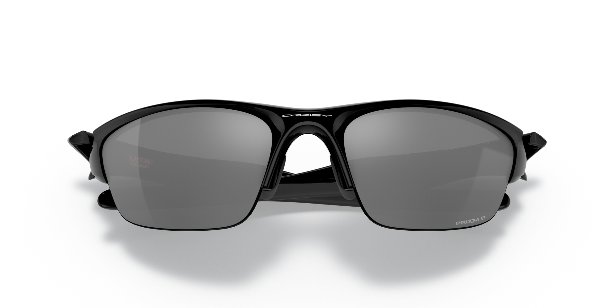 Half Jacket® 2.0 Prizm Black Polarized Lenses, Polished Black Frame ...