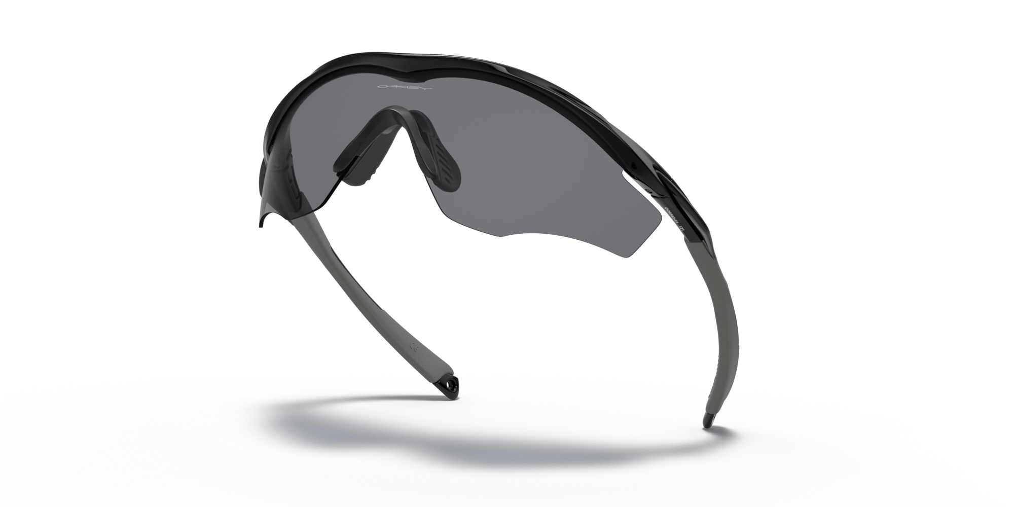 Oakley M2 Frame® XL Sunglasses with Polished Black Frame and Grey ...