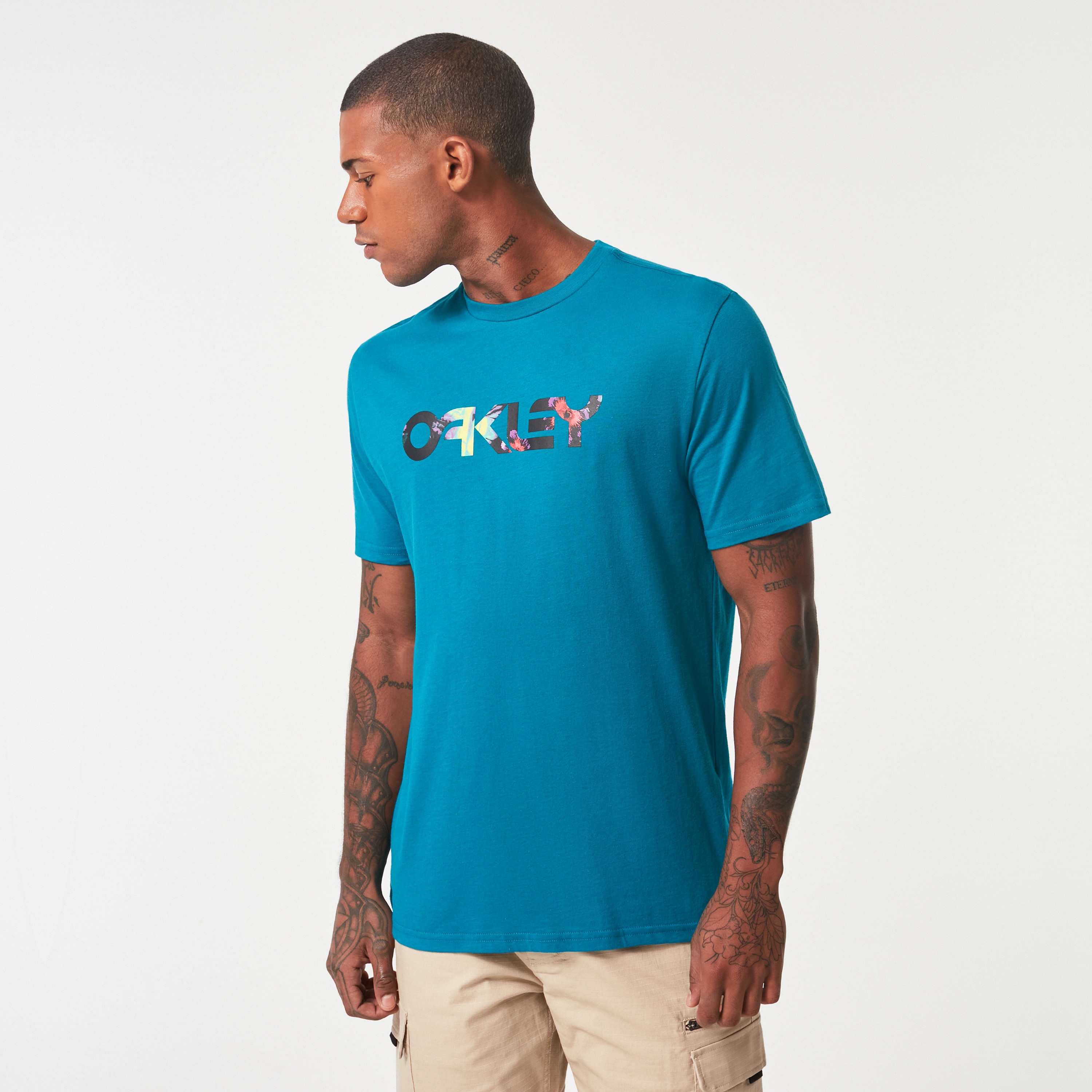 Oakley Floral Splah B1B Tee - Aurora Blue | Oakley® US