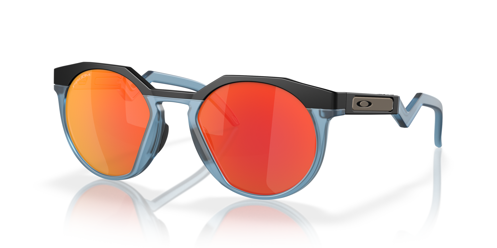 HSTN (Low Bridge Fit) Prizm Ruby Lenses, Matte Black Frame Sunglasses | Oakley® US