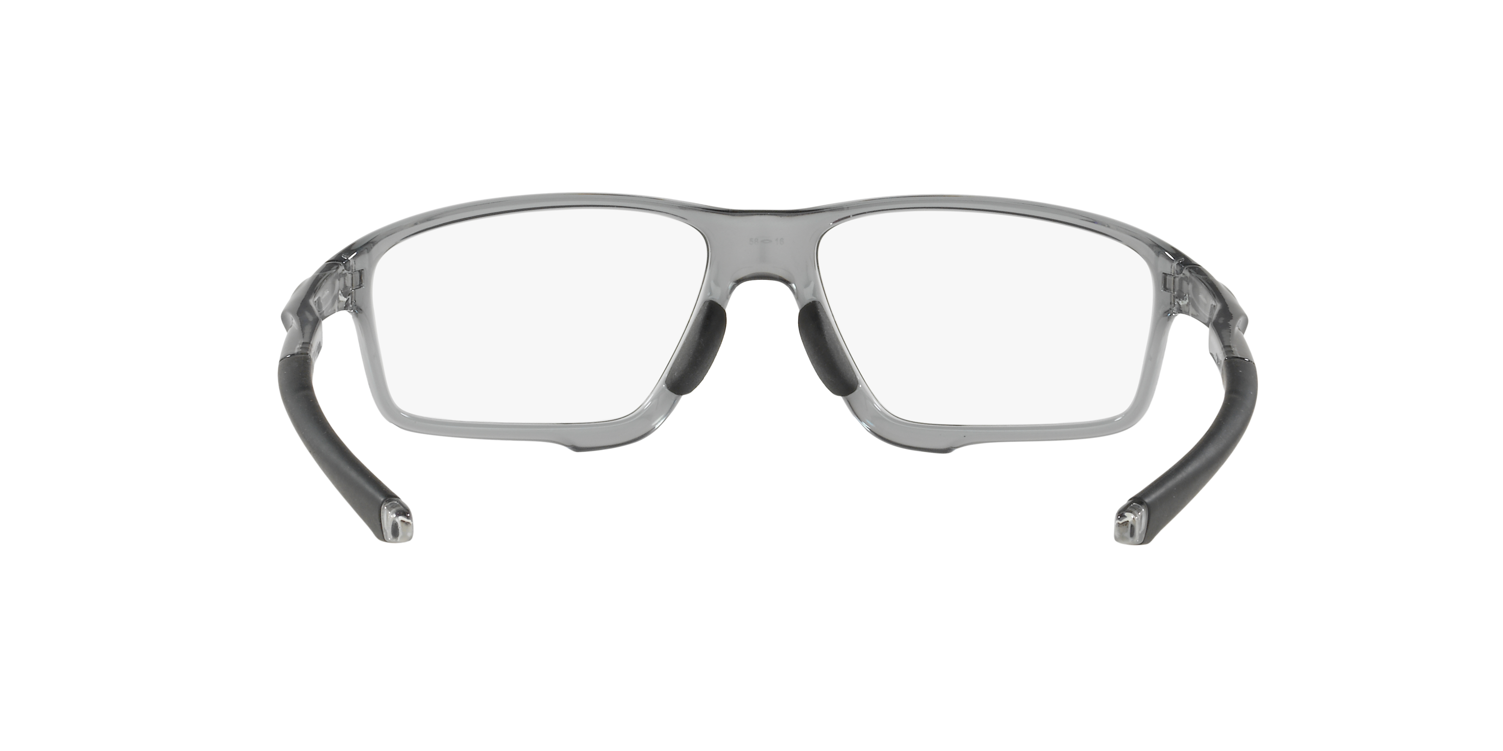 Crosslink® Zero (Low Bridge Fit) Polished Grey Shadow Eyeglasses ...