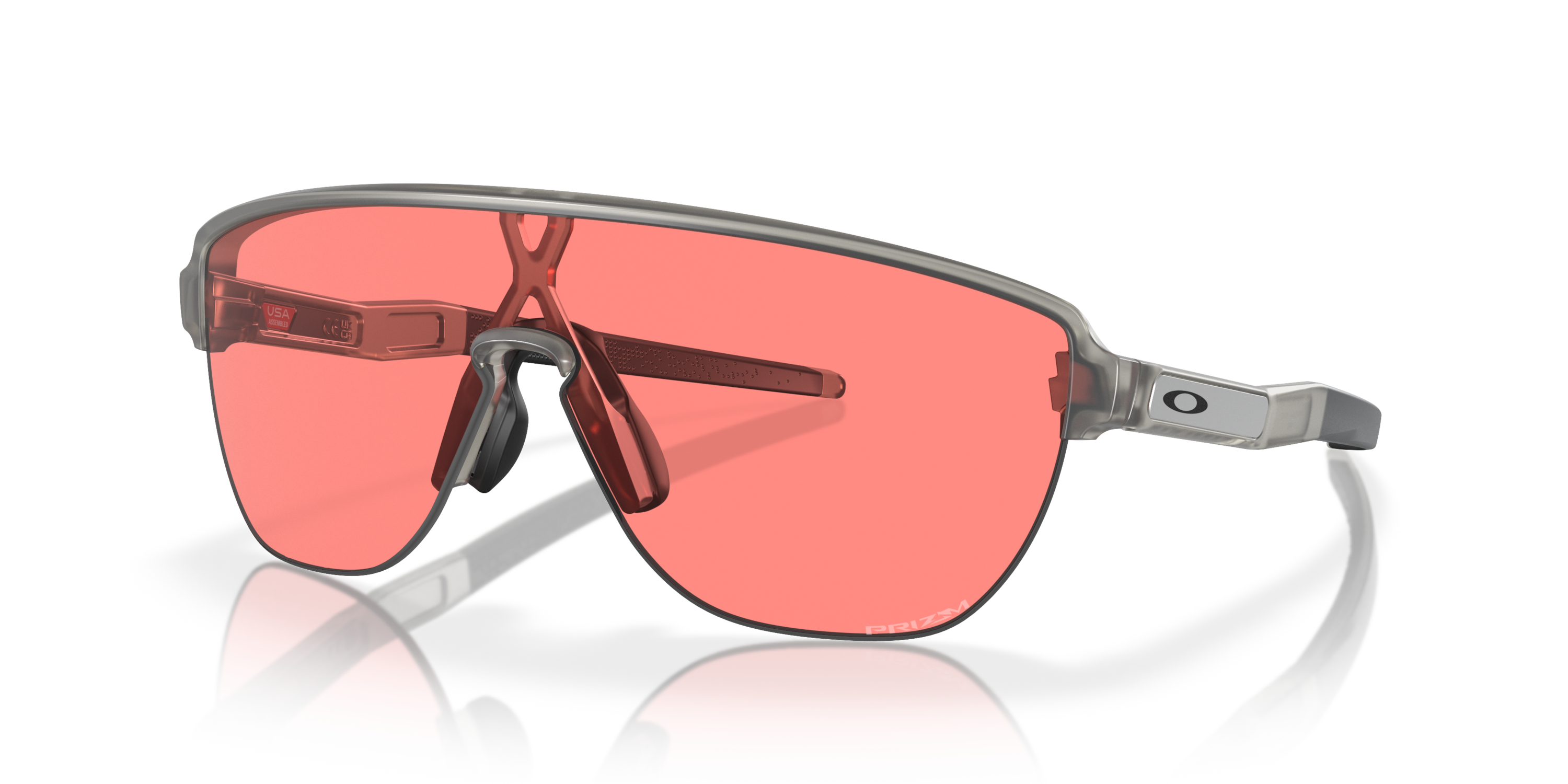 Corridor Prizm Peach Lenses, Matte Grey Ink Frame Sunglasses | Oakley® US