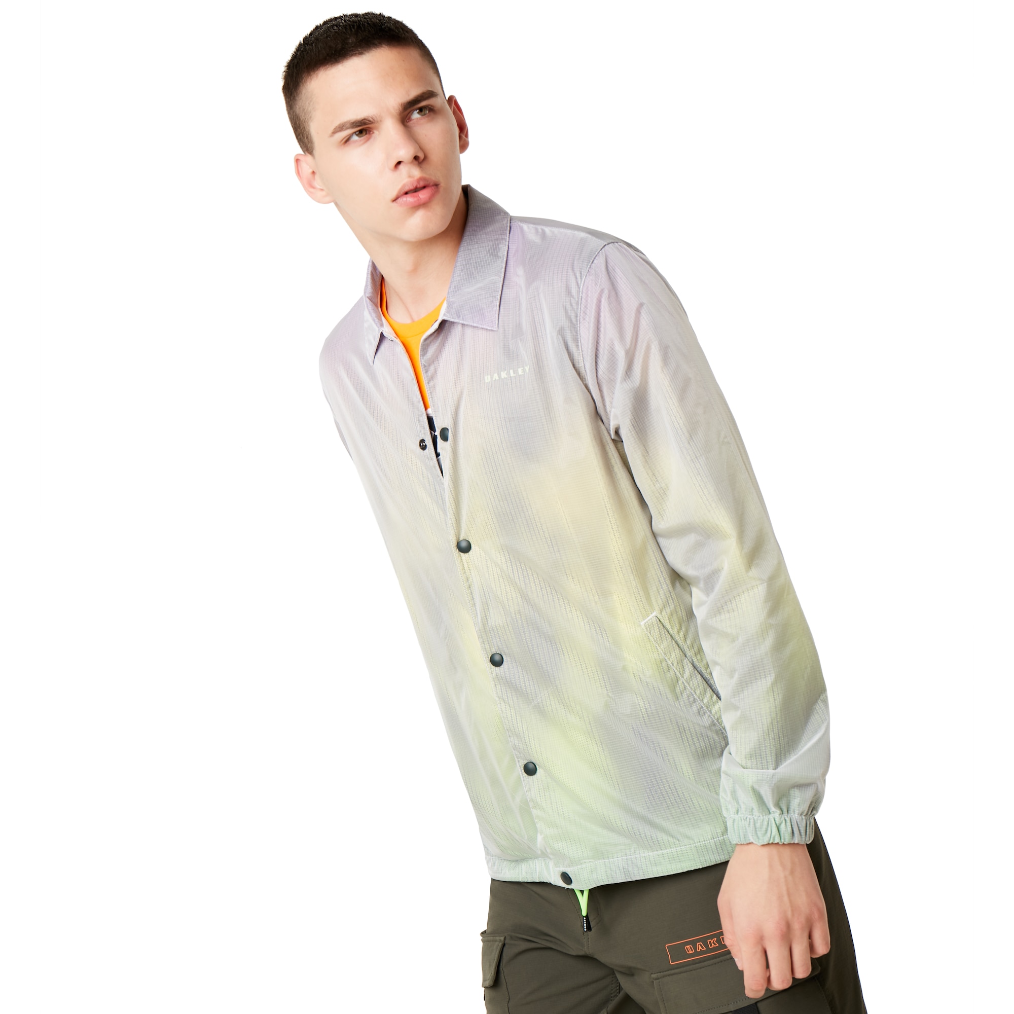 Oakley Instacop Sunset Coaches Jacket - Neon Green | Oakley® US