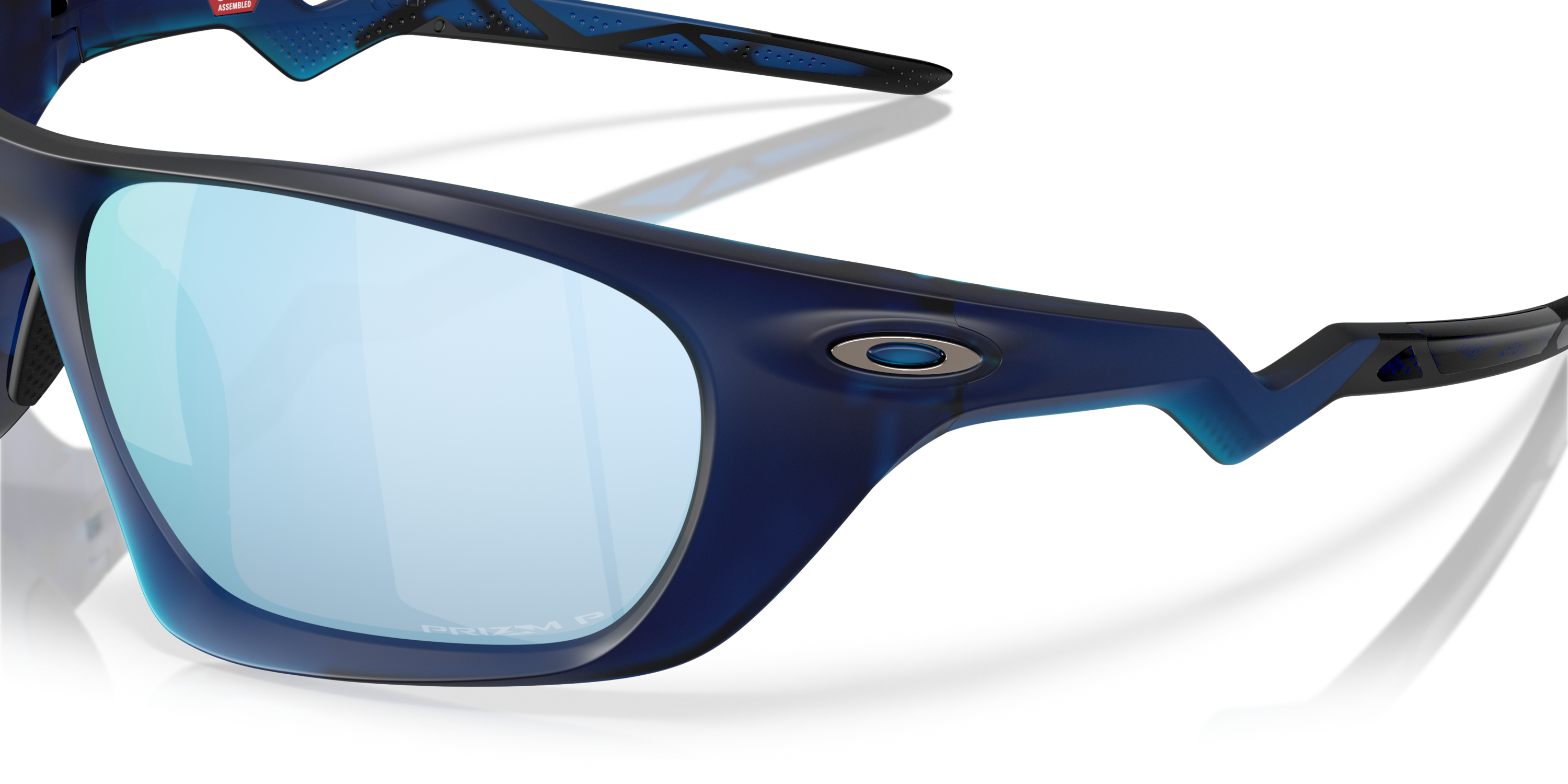 Lateralis Prizm Deep Water Polarized Lenses, Matte Transparent Blue ...