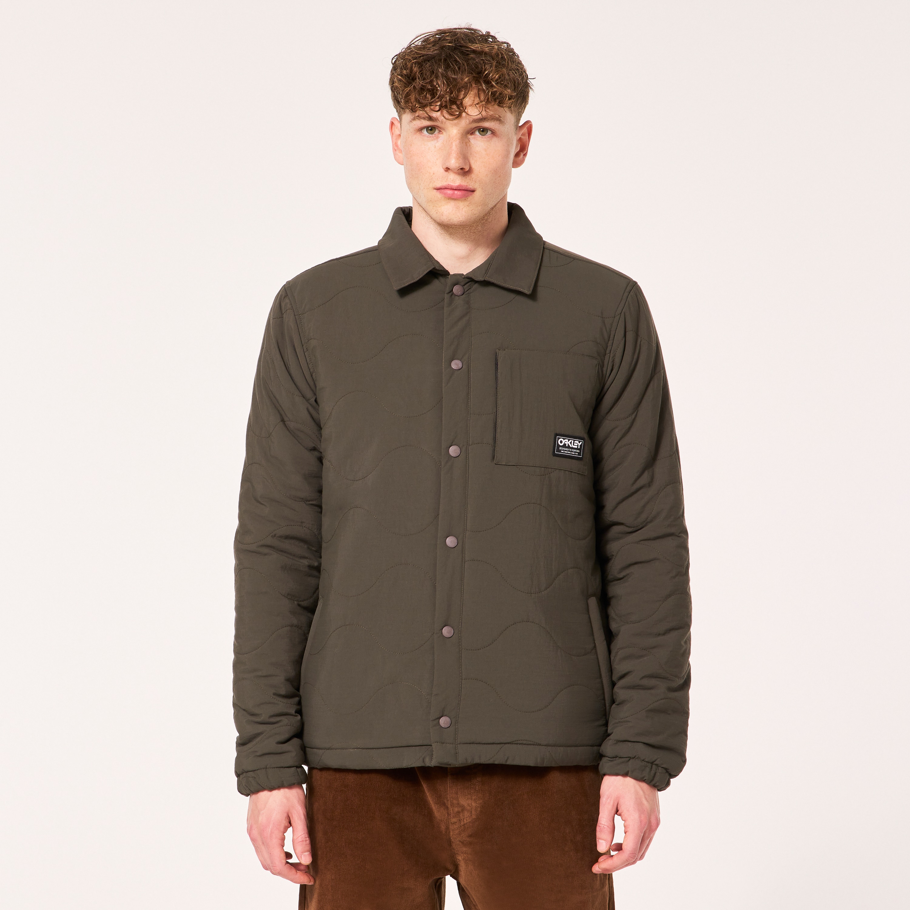 Oakley Quilted Sherpa Jacket in New Dark Brush | Oakley® | Official ...
