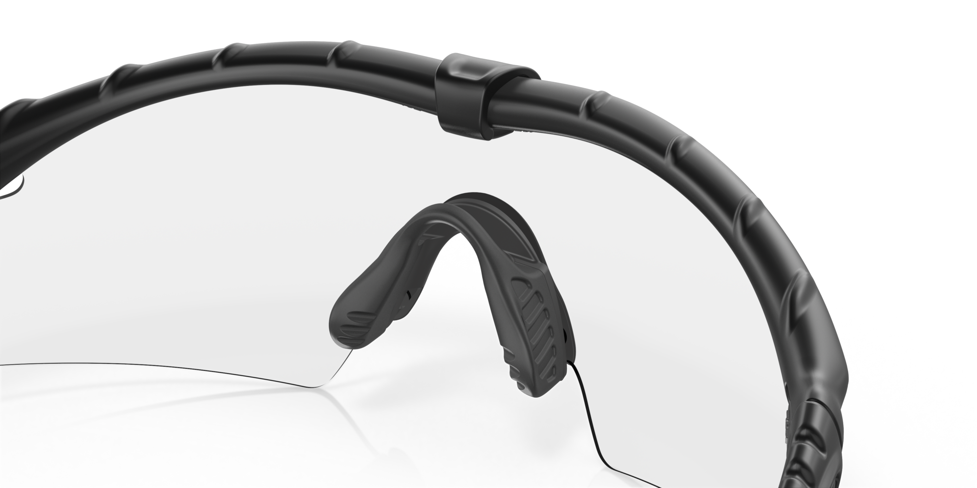 Industrial M Frame® 3.0 PPE Clear Lenses, Black Frame Sunglasses ...