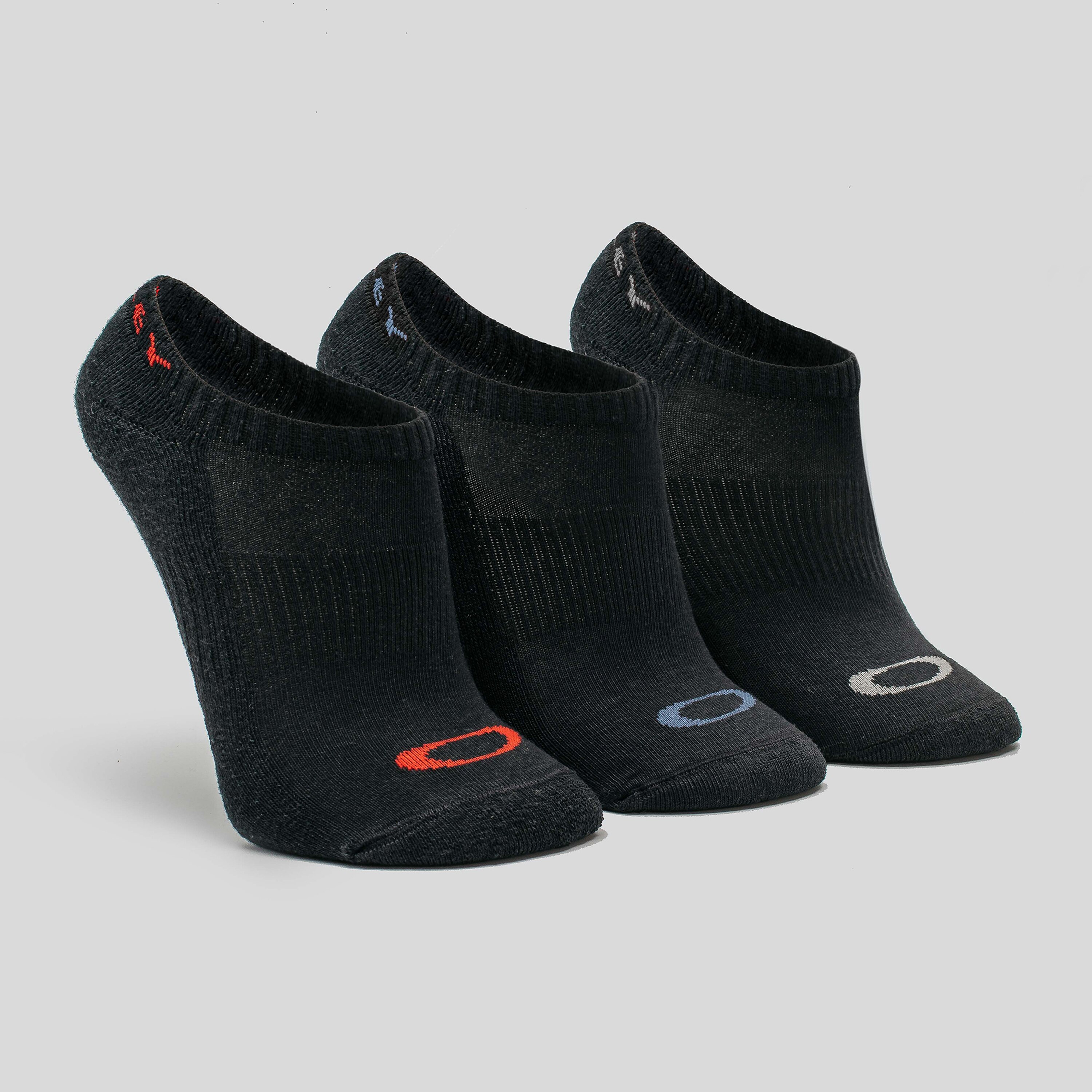 Oakley Meia Bark Low Quarter - 3 Pares em Blackout | Oakley® BR
