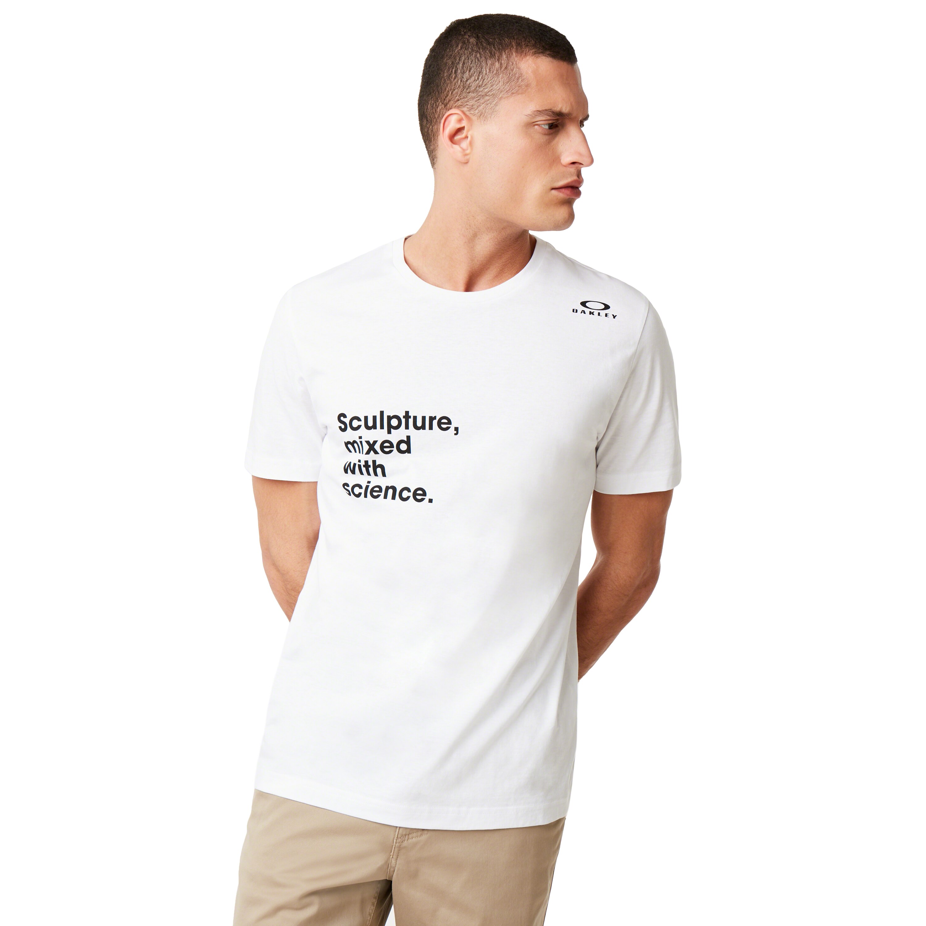 Oakley Sculpture Mixed With Science Tee - White | Oakley® | Official ...