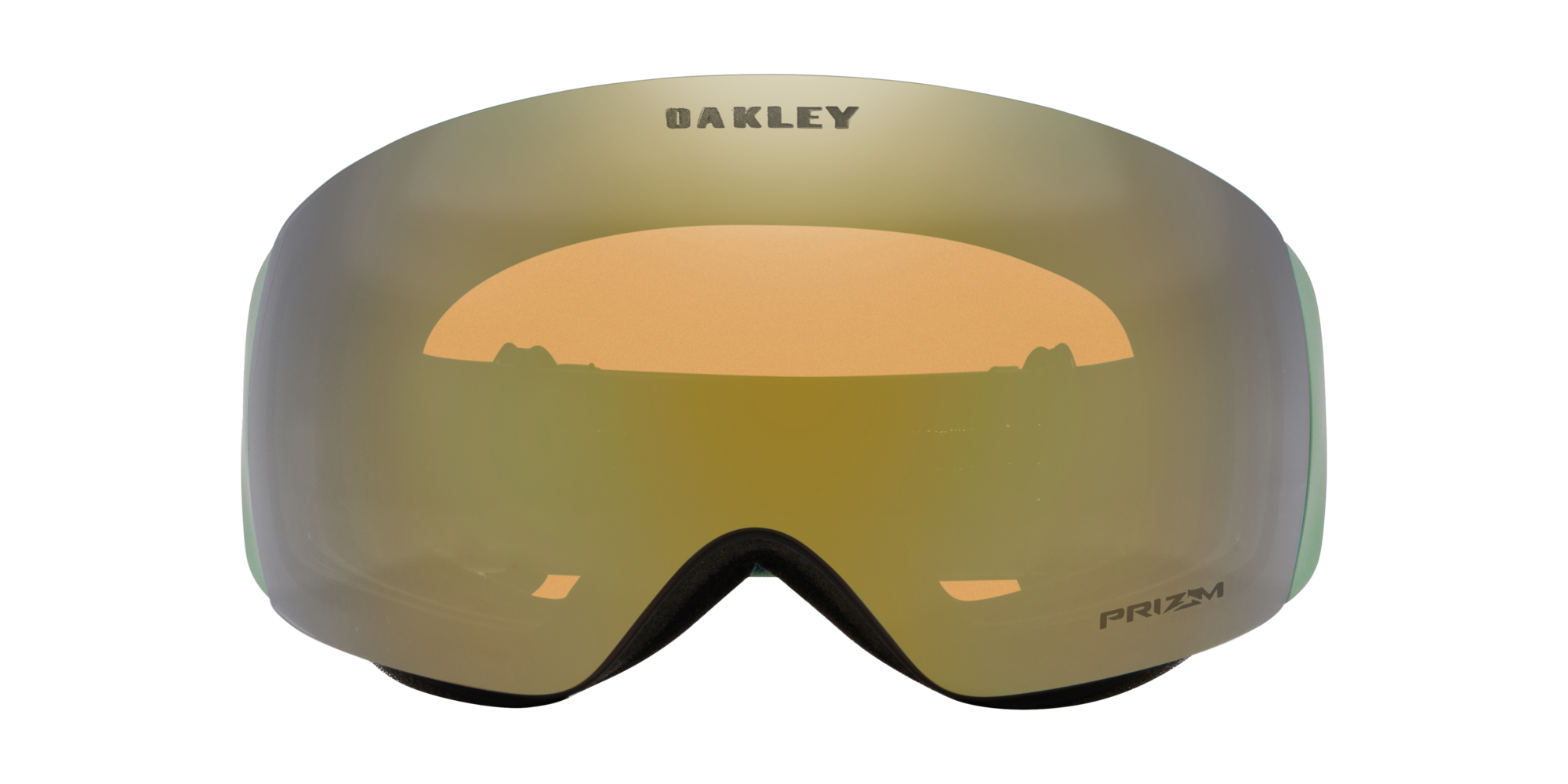 Oakley Flight Deck™ M Snow Goggles with Jade Strap and Prizm Sage Gold ...