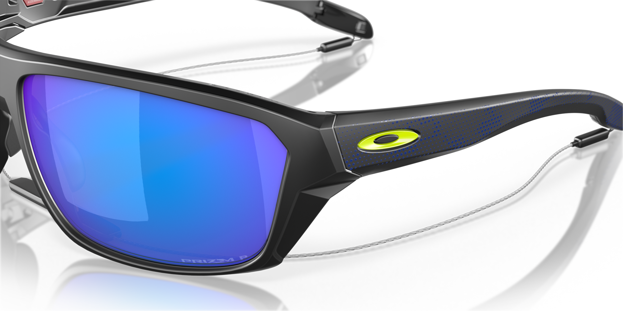 Split Shot Prizm Sapphire Polarized Lenses, Matte Black Frame ...