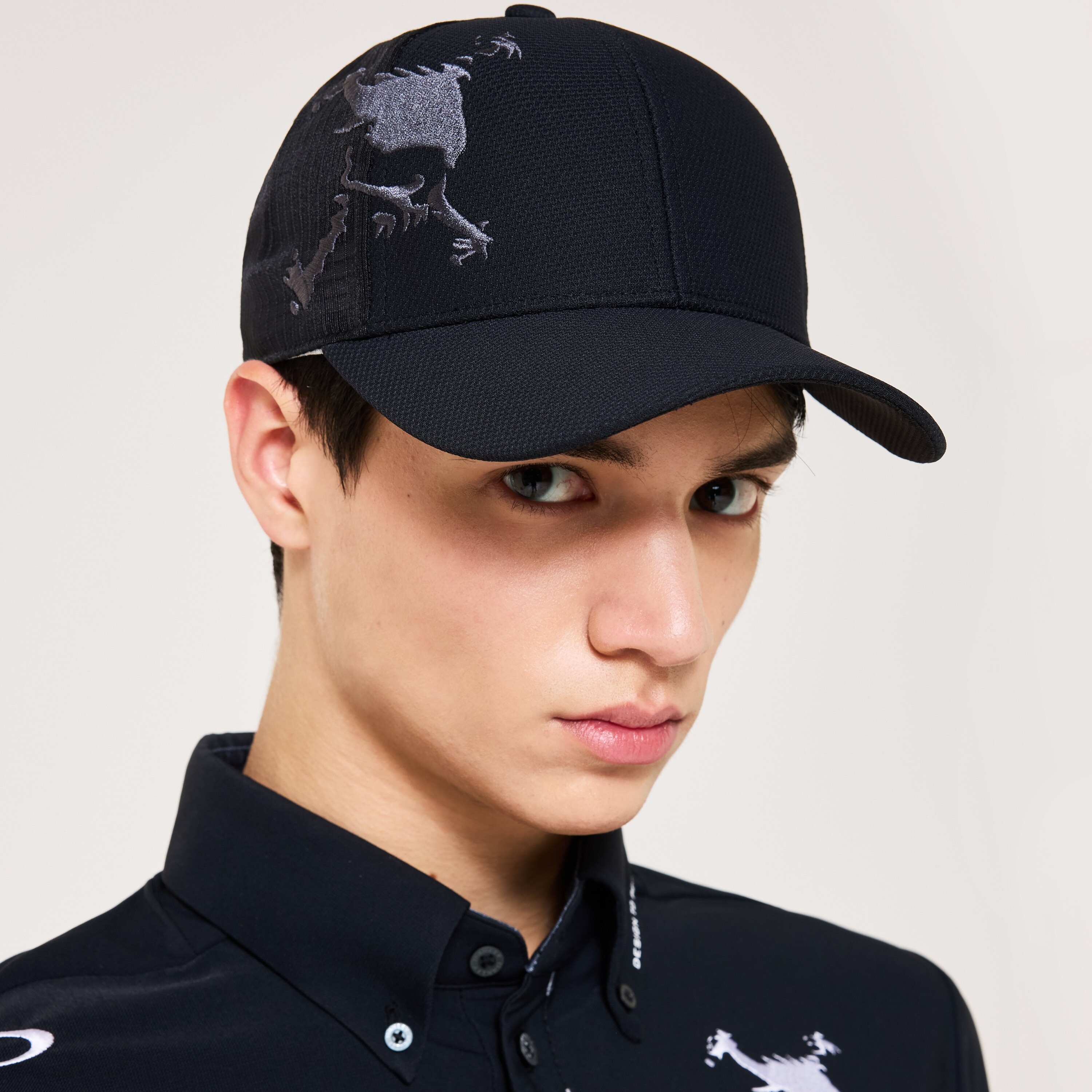 オークリー Skull Side Logo Cap 26.0 Pitch Black | オークリー公式ストア 日本
