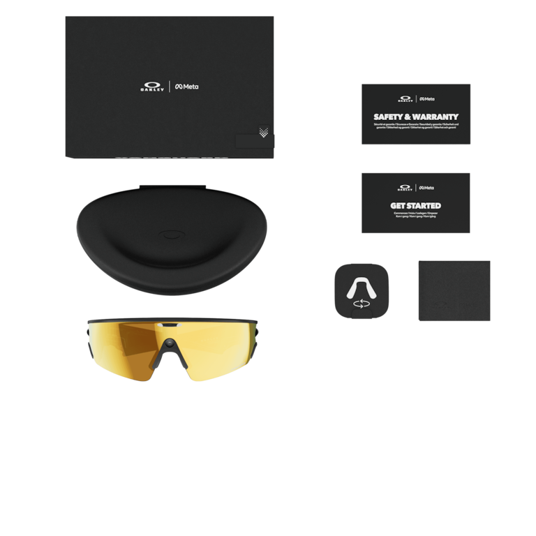 Oakley Meta Vanguard Prizm 24K Lenses, Black Frame AI Glasses | Oakley® US