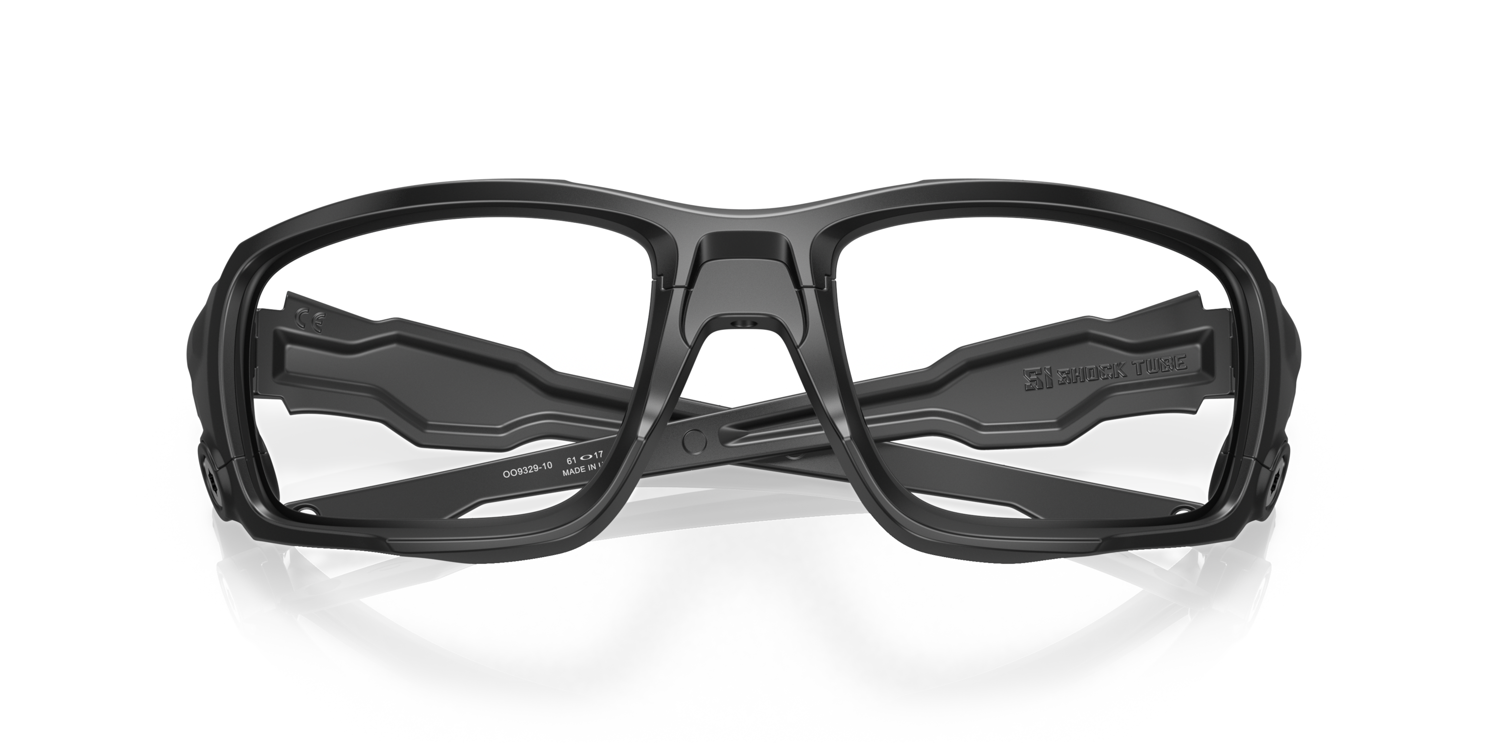 SI Shock Tube Array Clear Lenses, Matte Black Frame Sunglasses | Oakley ...