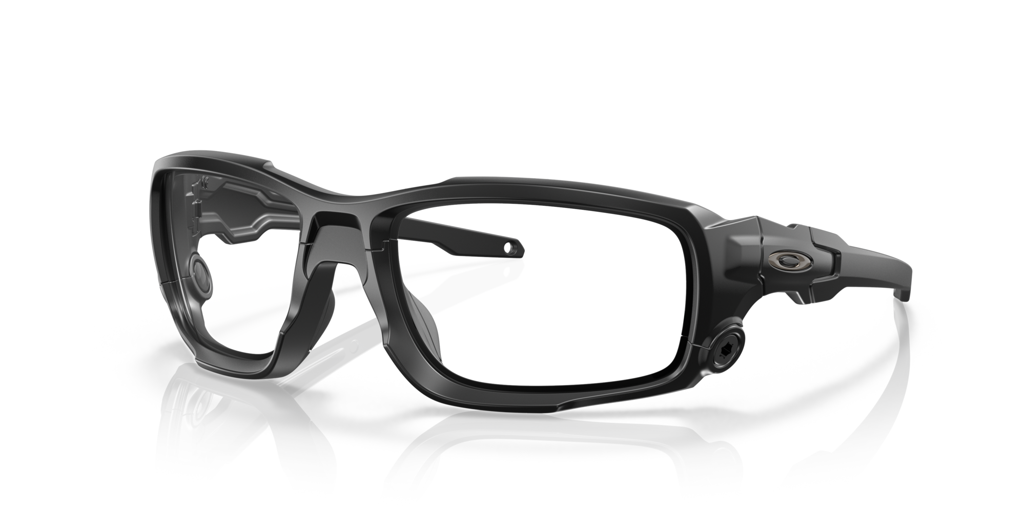 SI Shock Tube® Clear Lenses, Matte Black Frame Sunglasses | Oakley ...