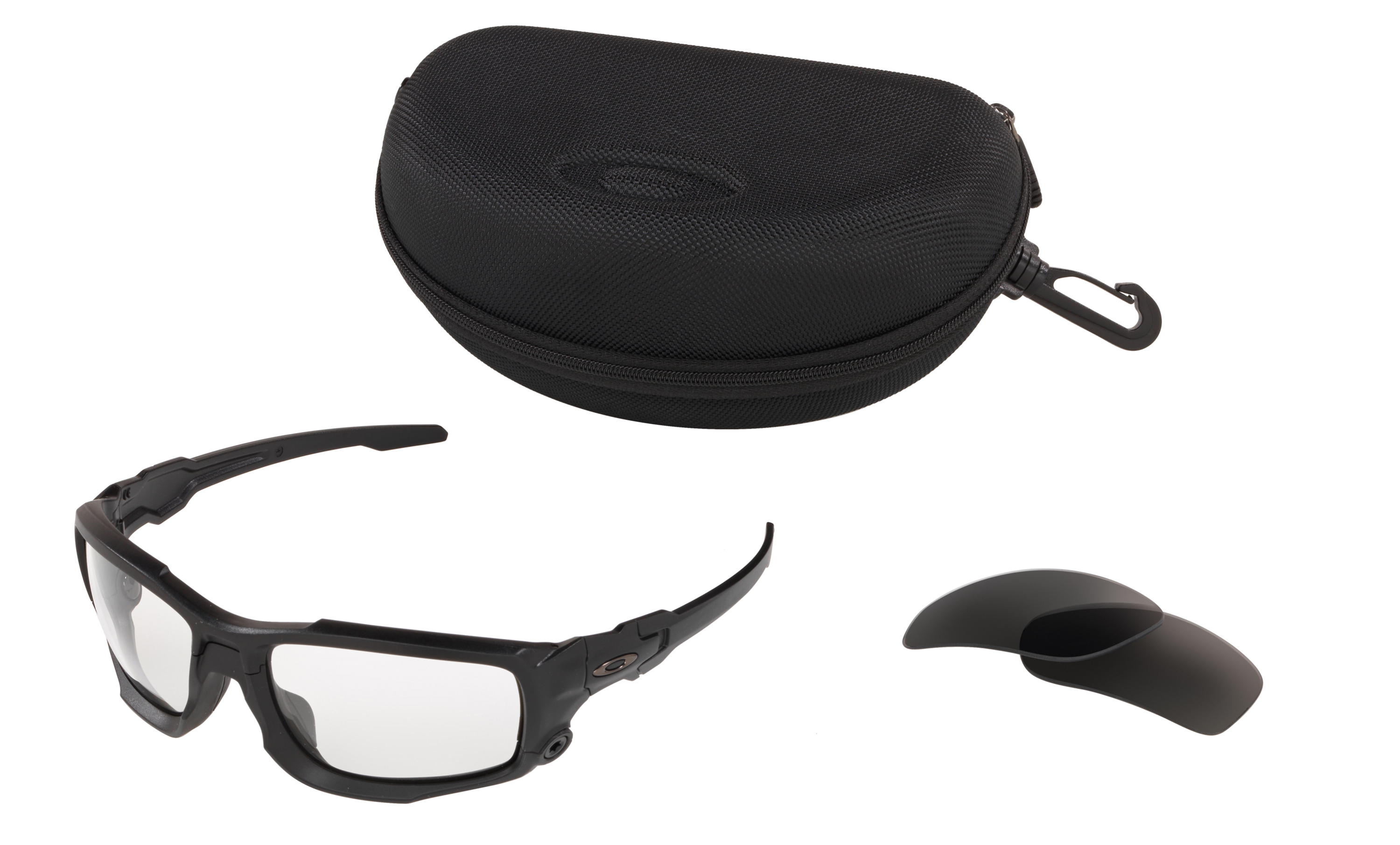 SI Shock Tube Array Clear Lenses, Matte Black Frame Sunglasses | Oakley ...