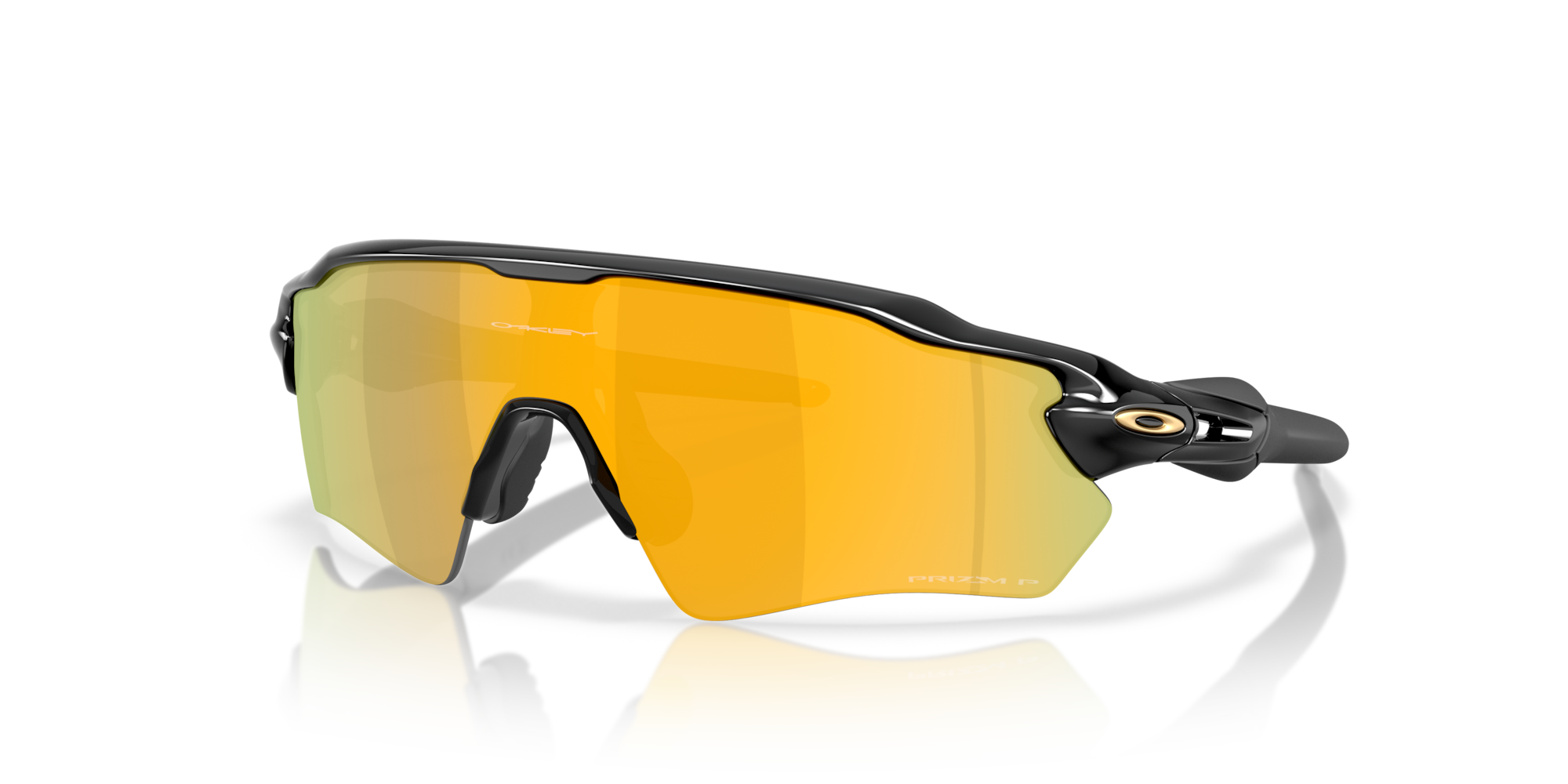 Radar® EV S Path Prizm 24K Polarized Lenses, Polished Black Frame ...