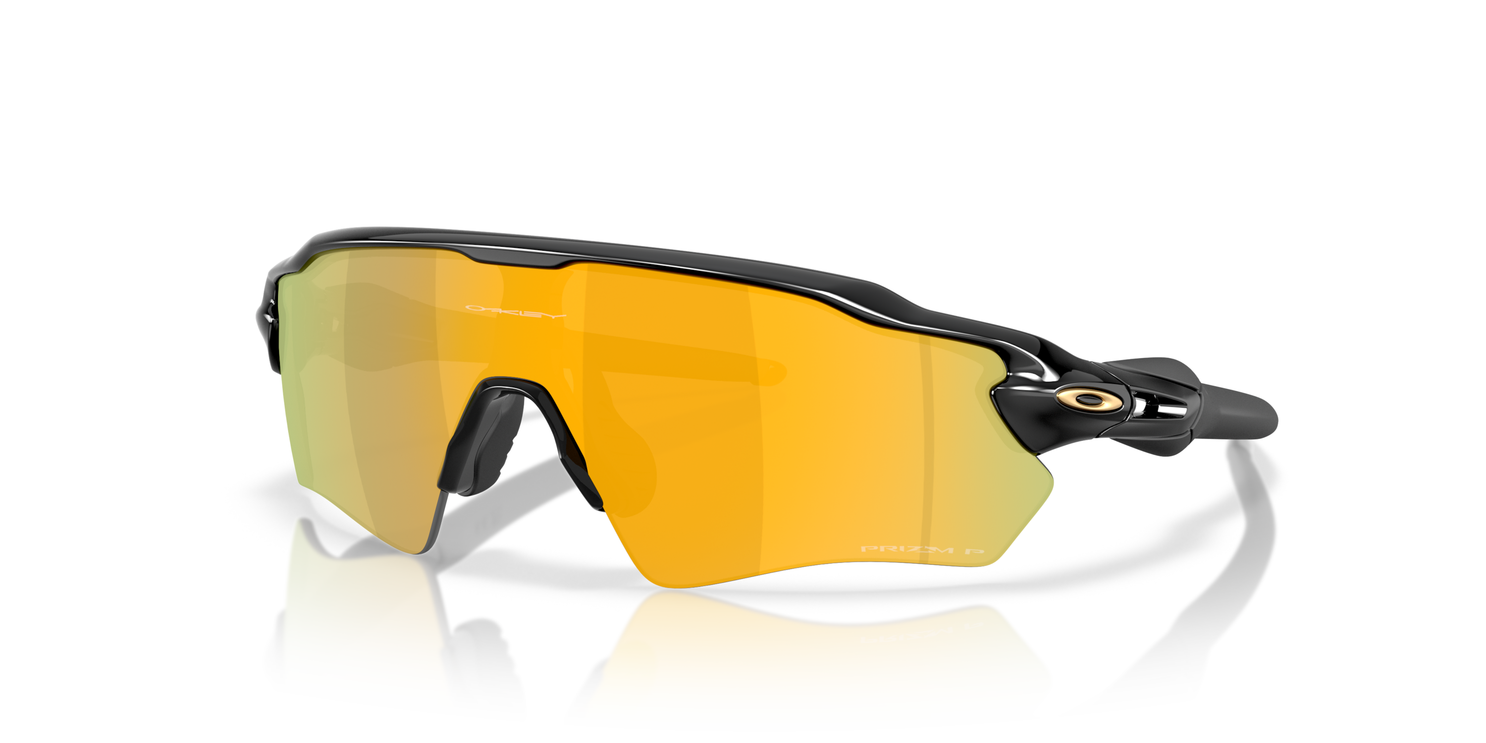 Radar® EV S Path Prizm 24K Polarized Lenses, Polished Black Frame ...